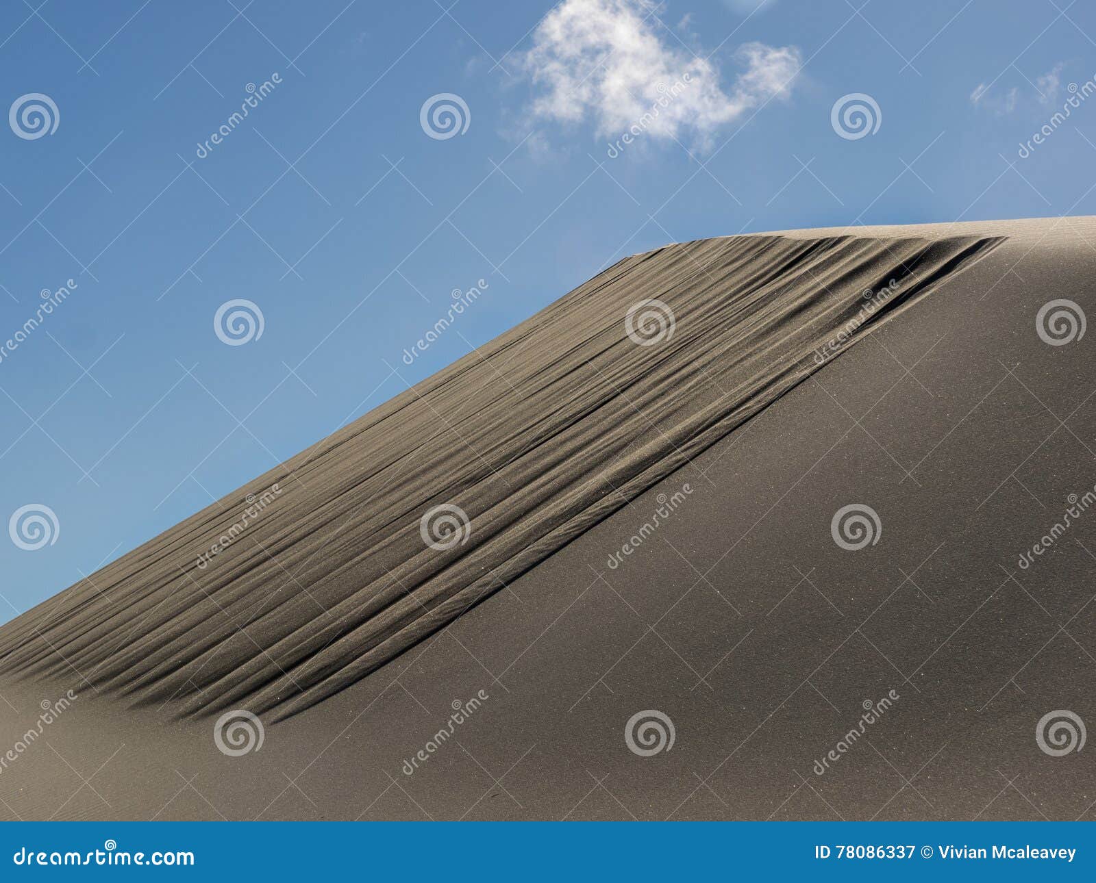 Patterns in Sand Dunes Shaped by Wind Stock Image - Image of dunes ...