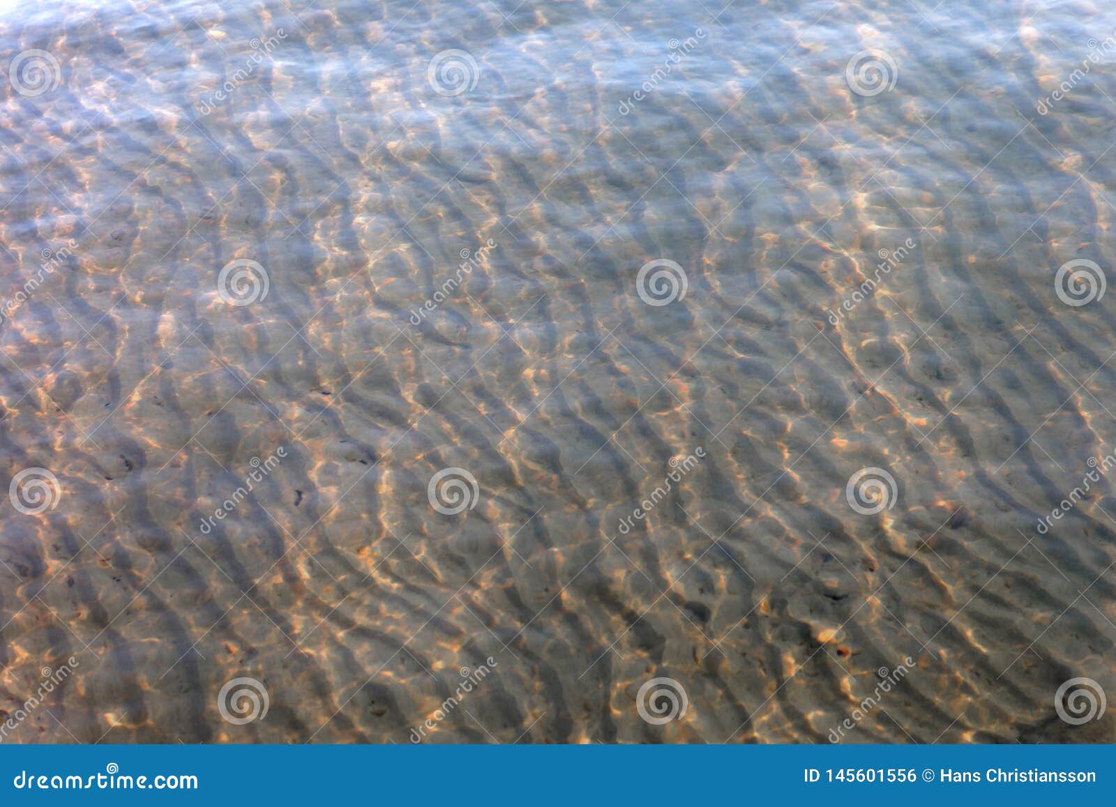 Patterns of Sand Made of Waves on the Bottom of the Sea Stock Photo ...