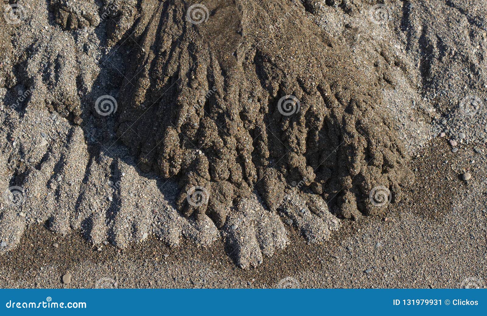 Patterns in Sand from Stream Stock Image - Image of abstract, patterns ...