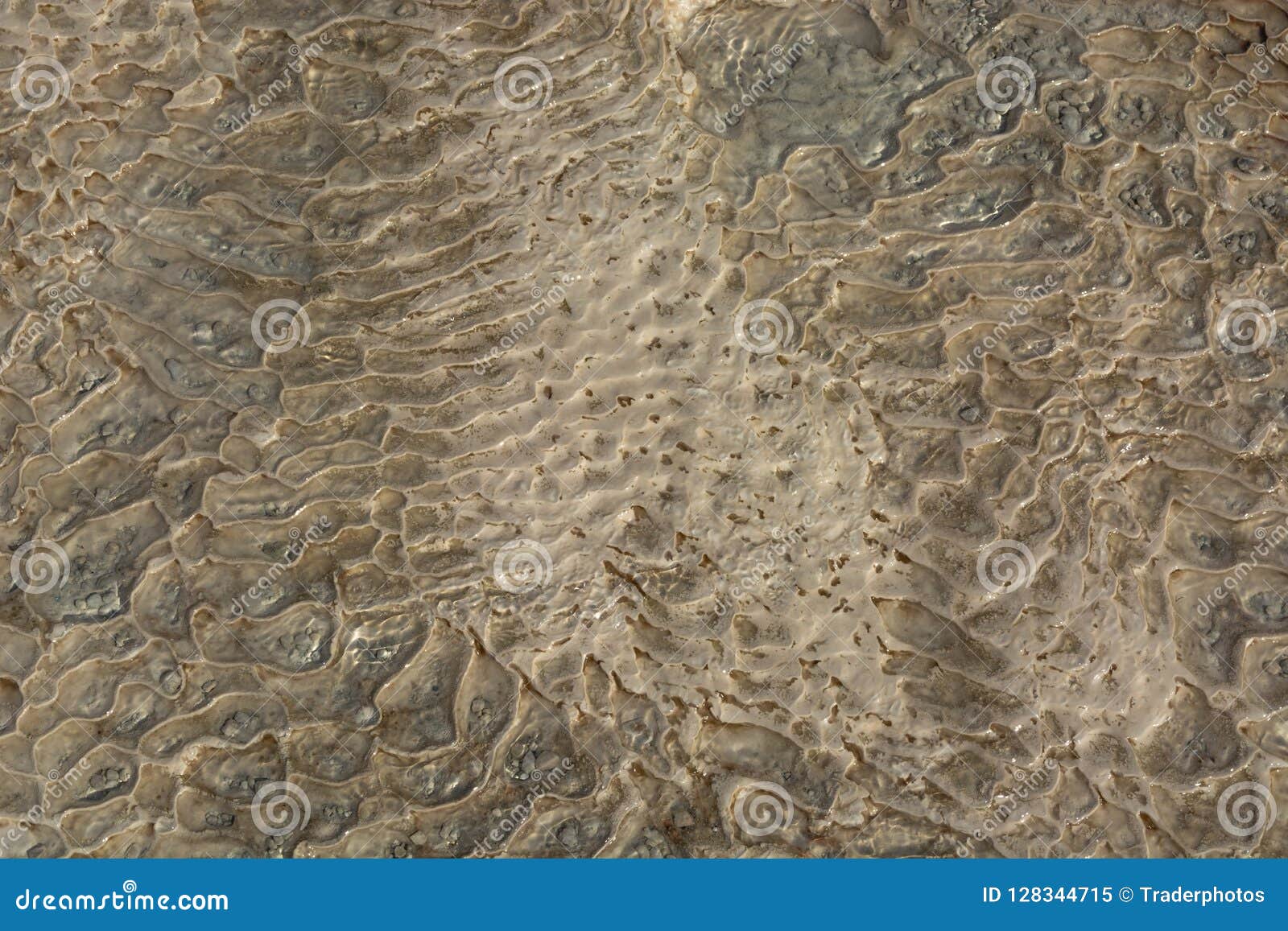 Patterns on the Stone Made by the Flow of Water Stock Image - Image of ...