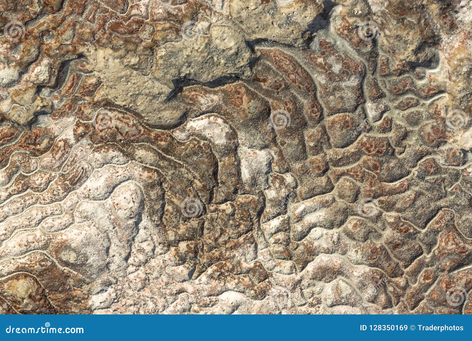 Patterns on the Stone Made by the Flow of Water Stock Image - Image of ...