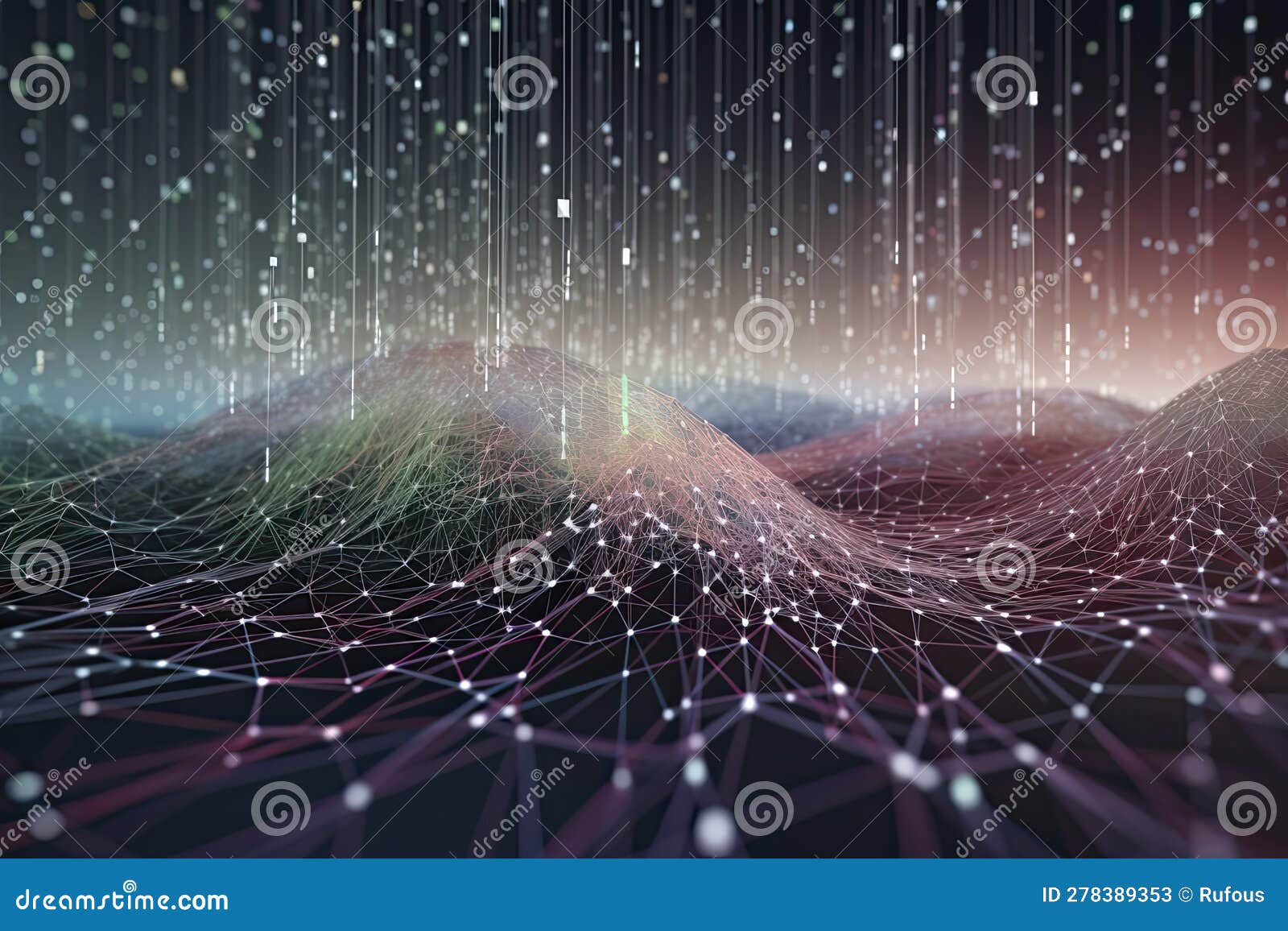 Patterns that Suggest the Idea of Big Data, Movement and Fast Flowing ...