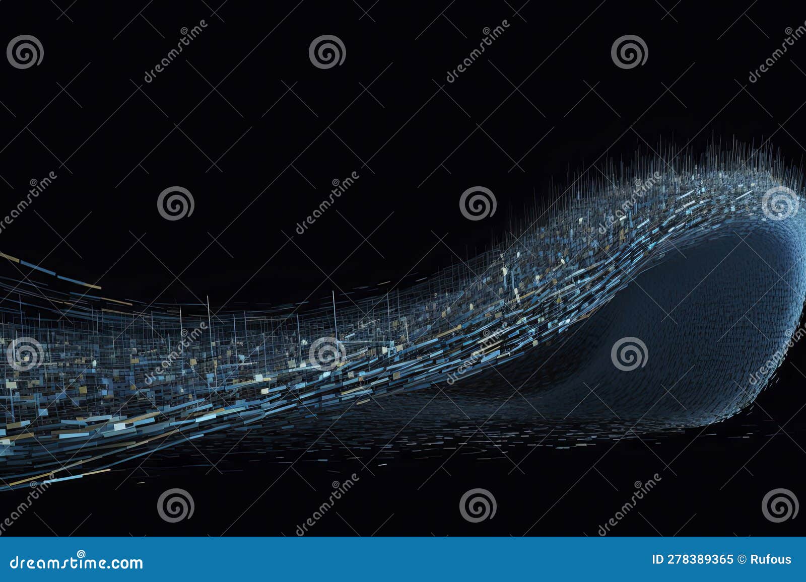 Patterns that Suggest the Idea of Big Data, Movement and Fast Flowing ...