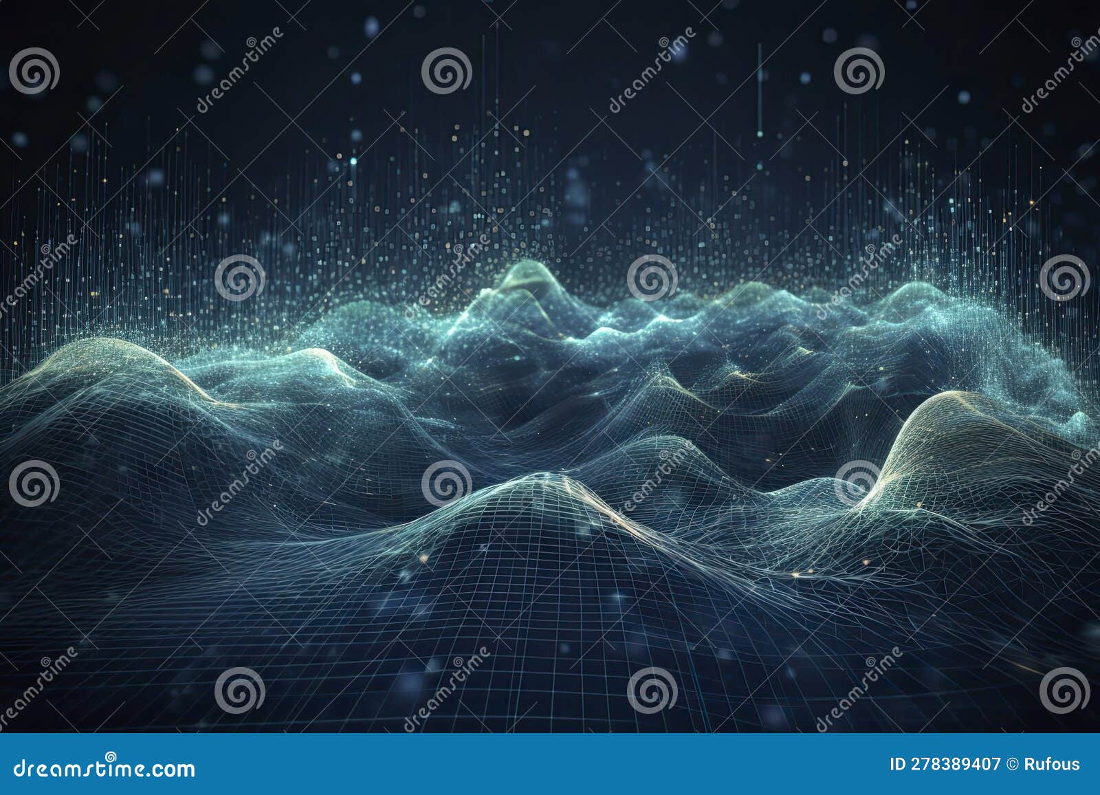Patterns that Suggest the Idea of Big Data, Movement and Fast Flowing ...