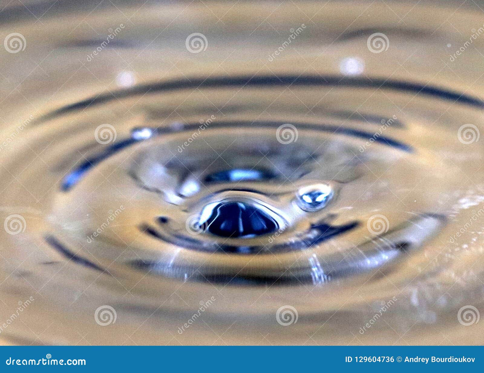 Drop on the water stock photo. Image of nature, fresh - 129604736