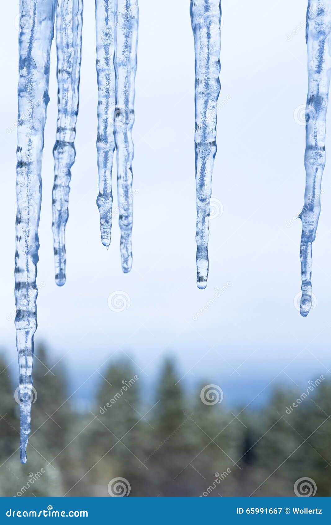 Patterns and Texture on Icicles Stock Image - Image of season, bubbles ...