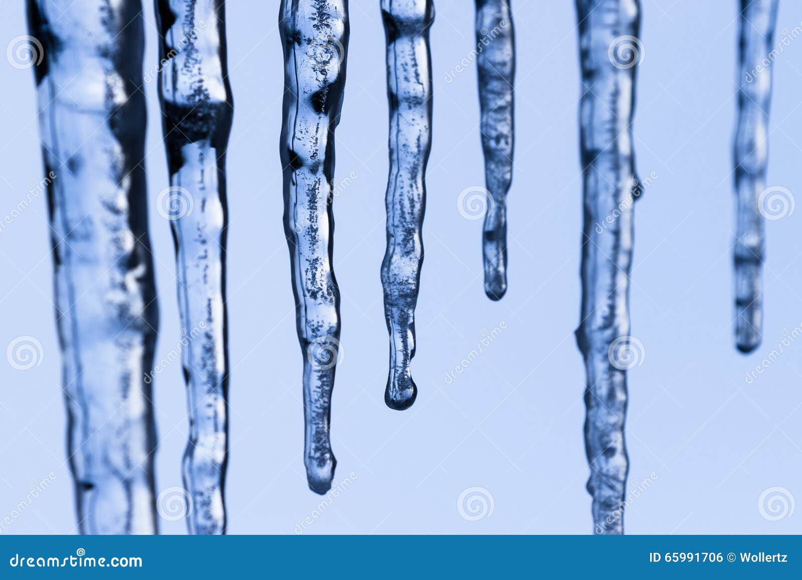 Patterns and Texture on Icicles Stock Photo - Image of nature, advisory ...