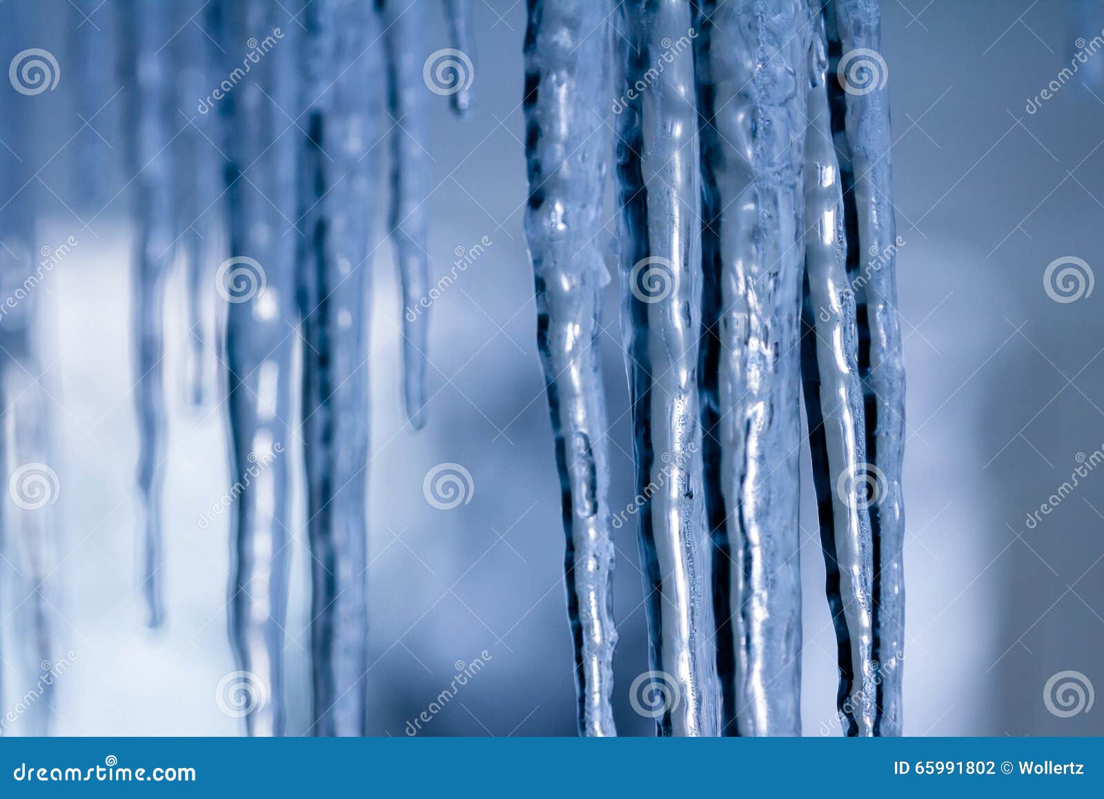 Patterns and Texture on Icicles Stock Photo - Image of advisory ...