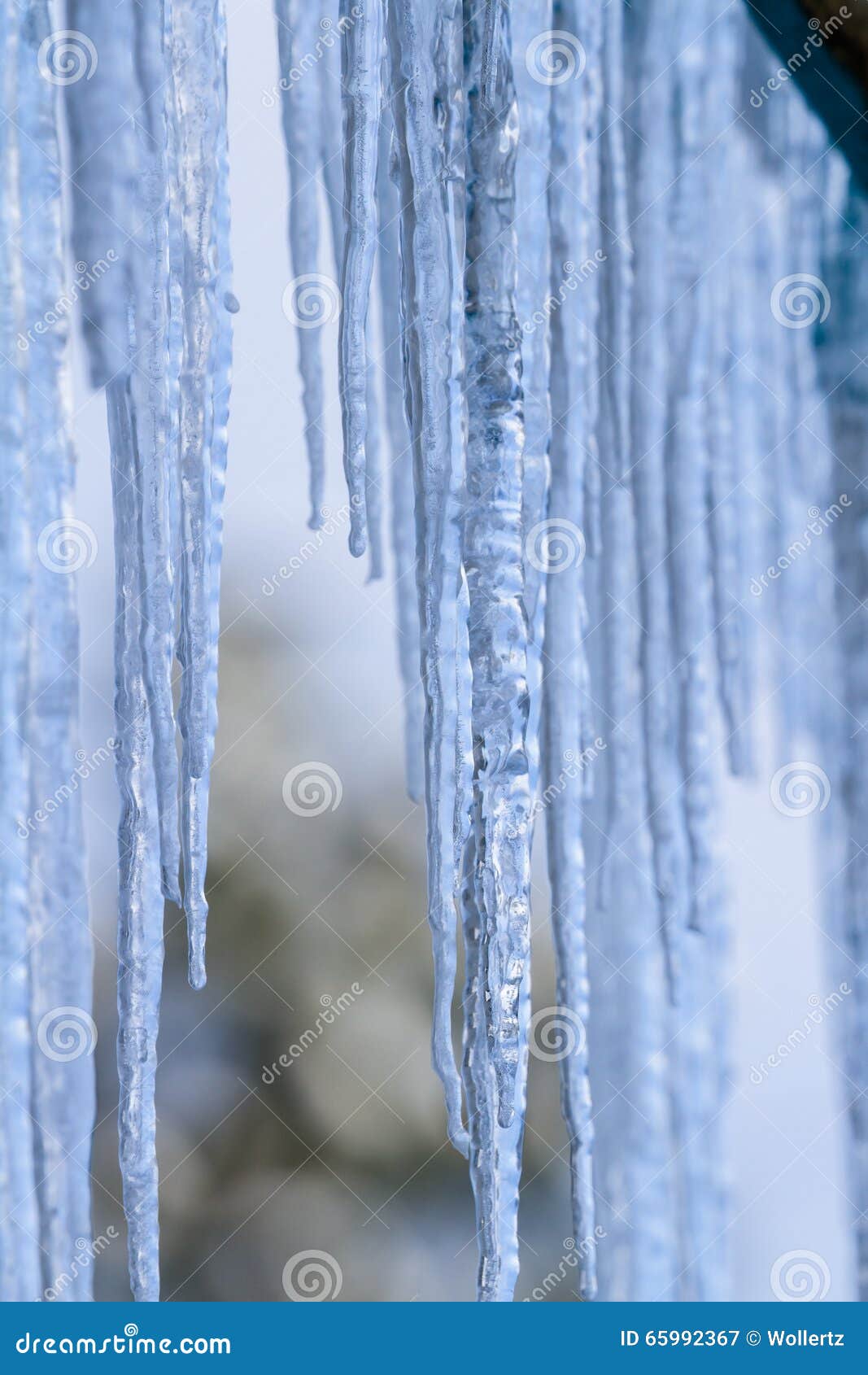 Patterns and Texture on Icicles Stock Image - Image of suspended ...