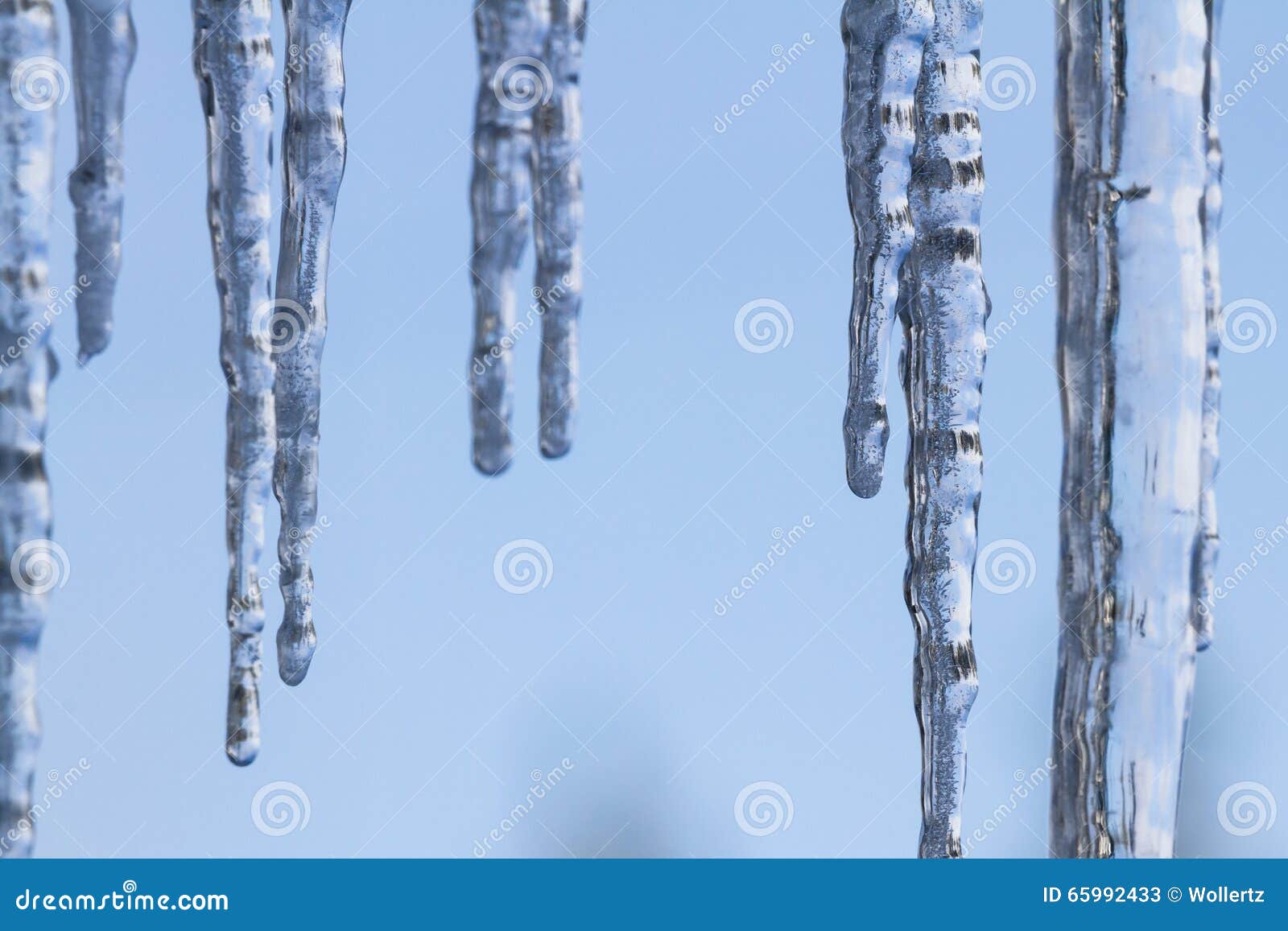 Patterns and Texture on Icicles Stock Image - Image of frozen, extreme ...
