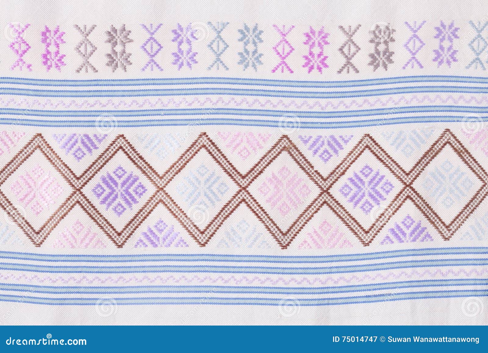 Patterns of thai silk stock image. Image of leaf, closeup - 75014747