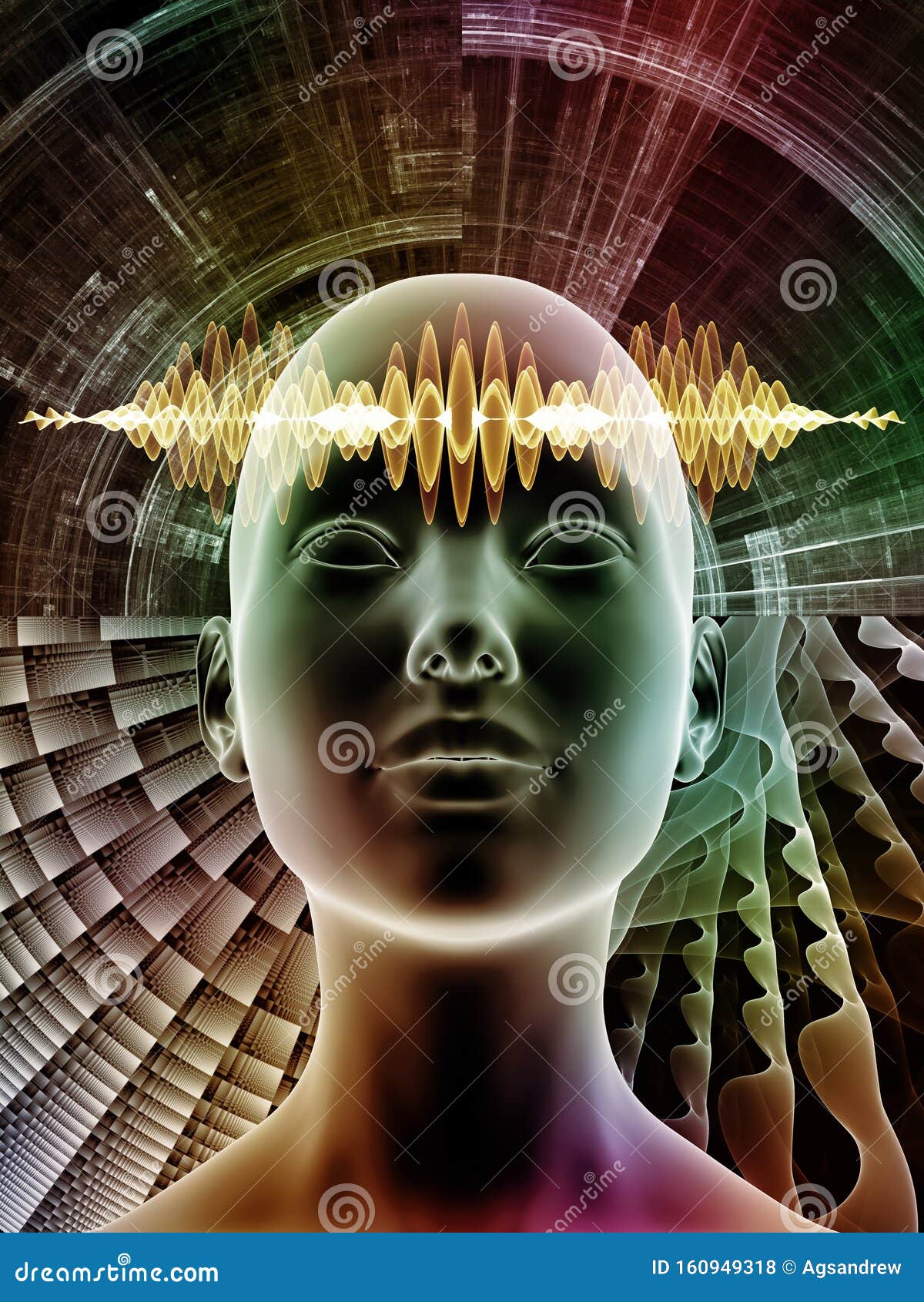 Patterns of Thinking stock illustration. Illustration of abstract ...