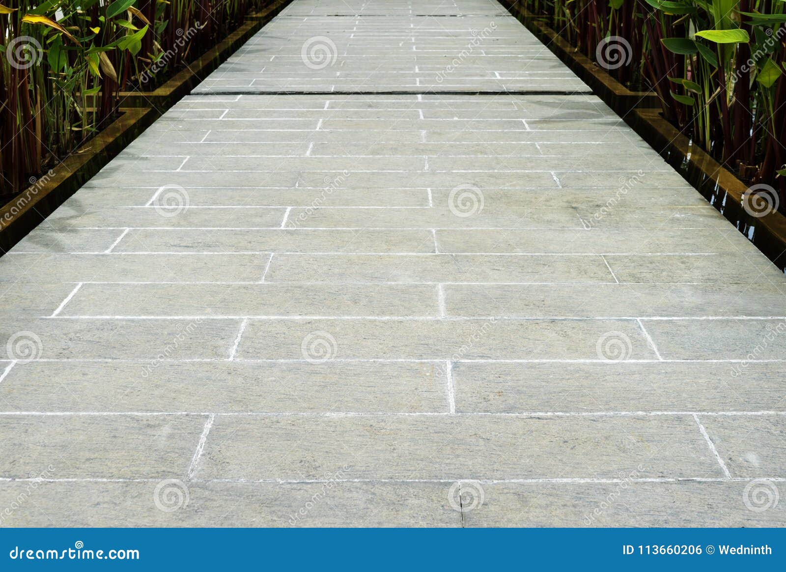 Patterns on a Tile Floor or Walkway Stock Photo - Image of park, street ...