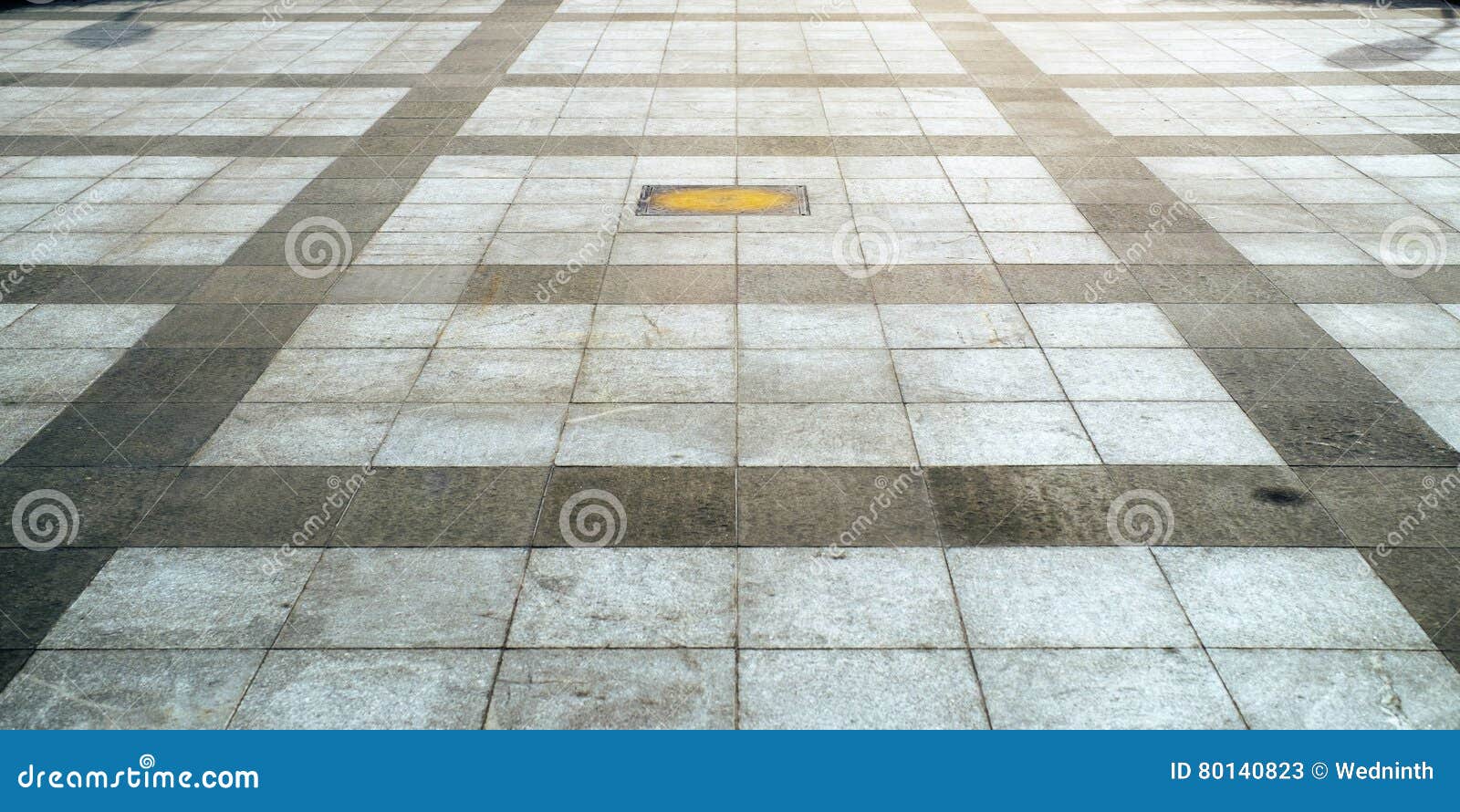 Patterns on a Tile Floor or Walkway Stock Image - Image of cement ...