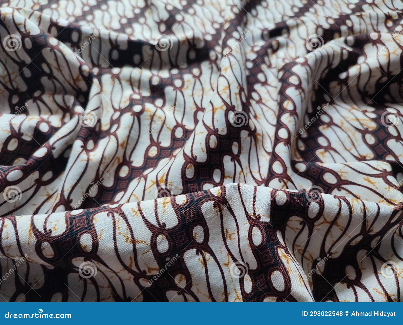 The Patterns on Traditional Batik Cloth Provide a Visual and ...