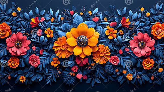 Patterns Typical of Hispanic Art Styles Stock Illustration ...