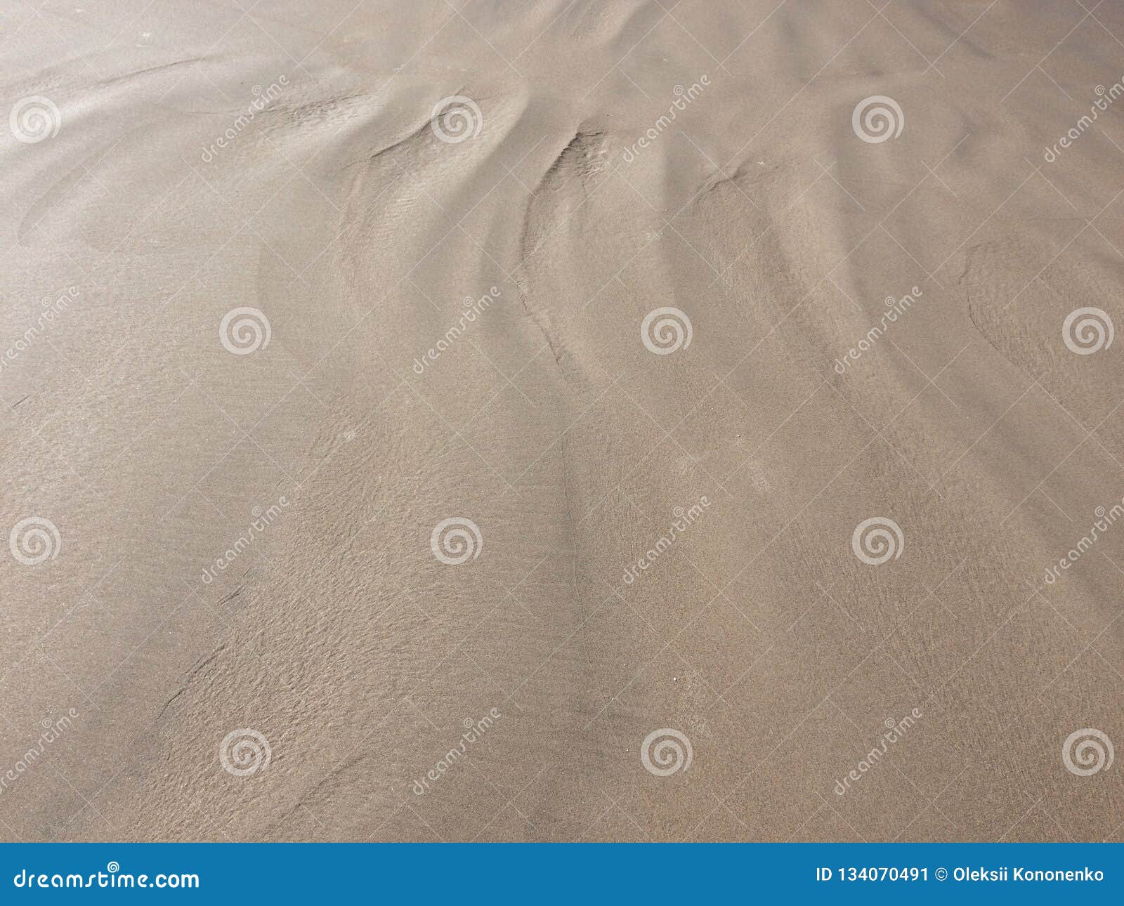Patterns from the Waves and Wind on the Sand Stock Image - Image of ...