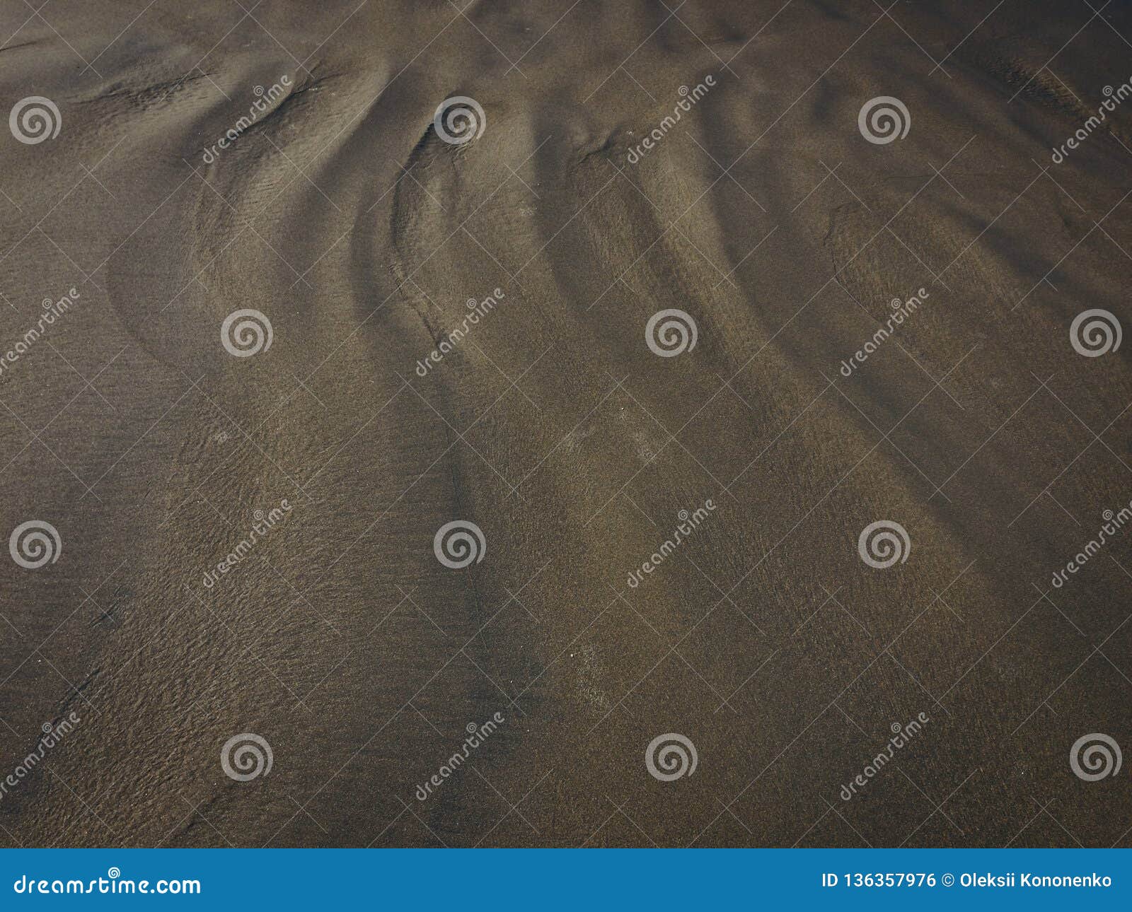 Patterns from the Waves and Wind on the Sand Stock Photo - Image of ...