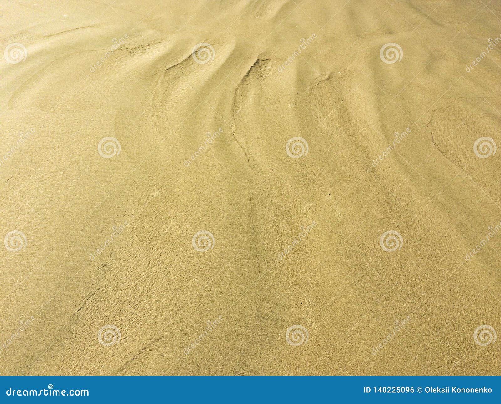Patterns from the Waves and Wind on the Sand Stock Photo - Image of ...