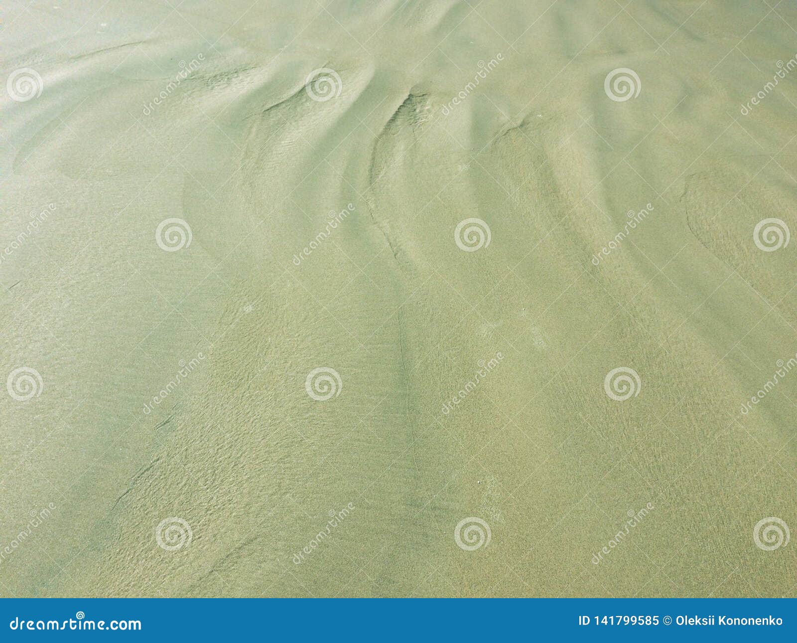 Patterns from the Waves and Wind on the Sand, Sand of an Unusual Color ...