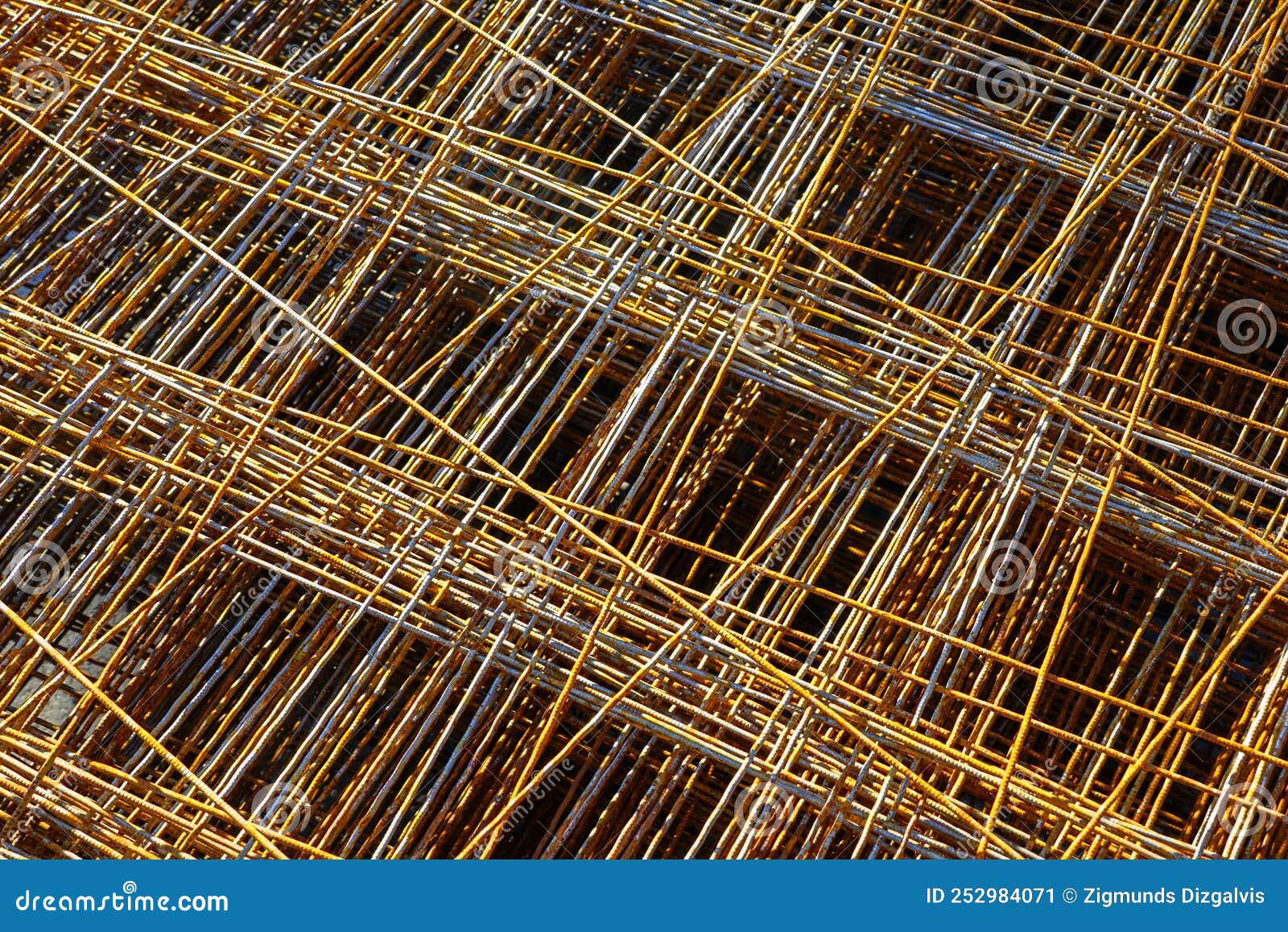 Patterns of Welded Reinforcement Construction Steel Mesh Stock Image ...