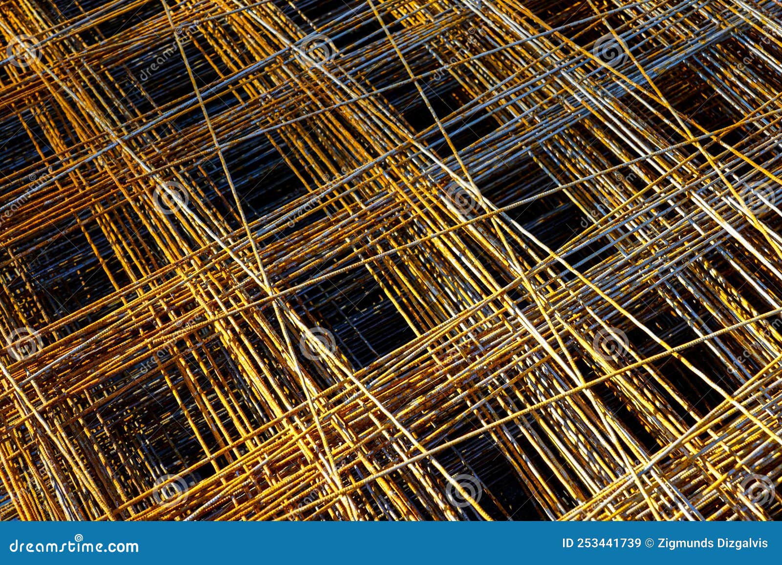 Patterns of Welded Reinforcement Construction Steel Mesh Stock Image ...