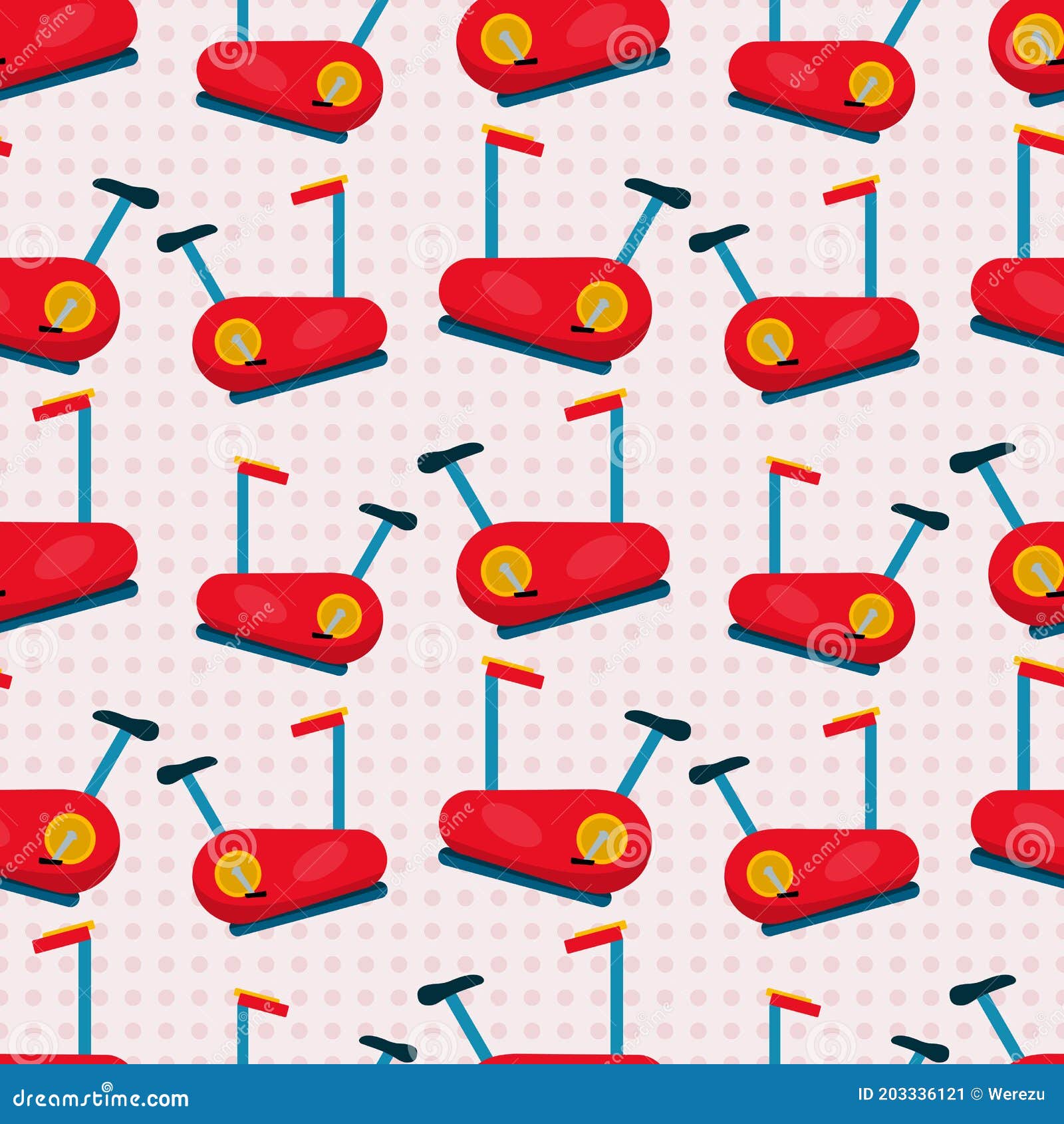 Bicycle Static Exercise Training Icon Royalty-Free Cartoon ...