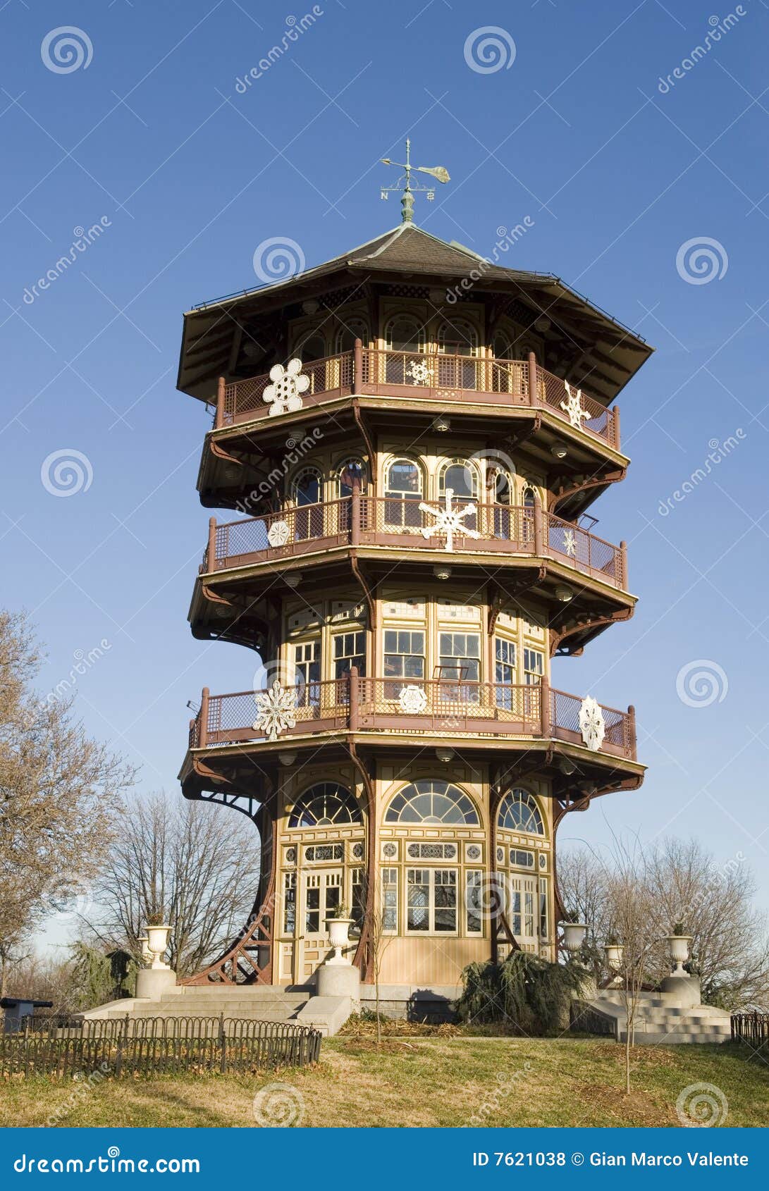 Patterson Park stock photo. Image of architecture, observation - 7621038