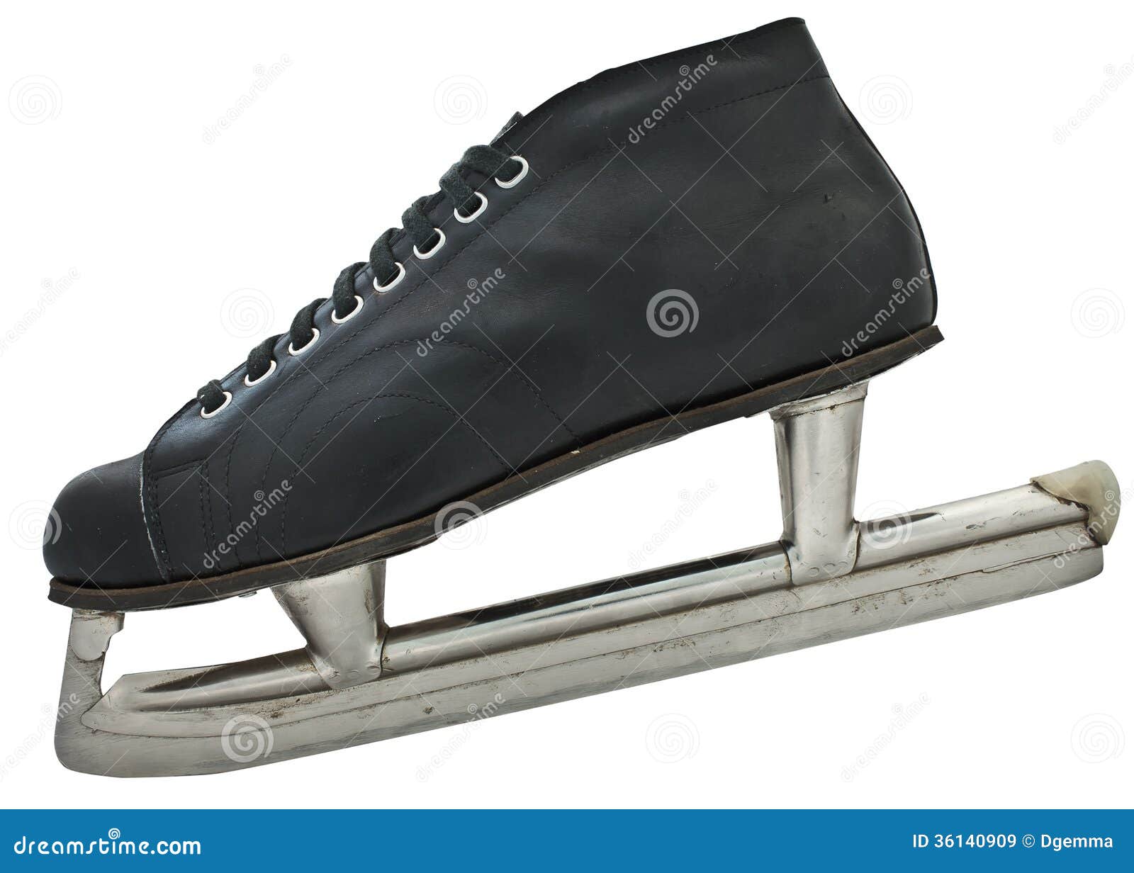 Pattino Da Ghiaccio D'annata Immagine Stock - Immagine di ruggine ...
