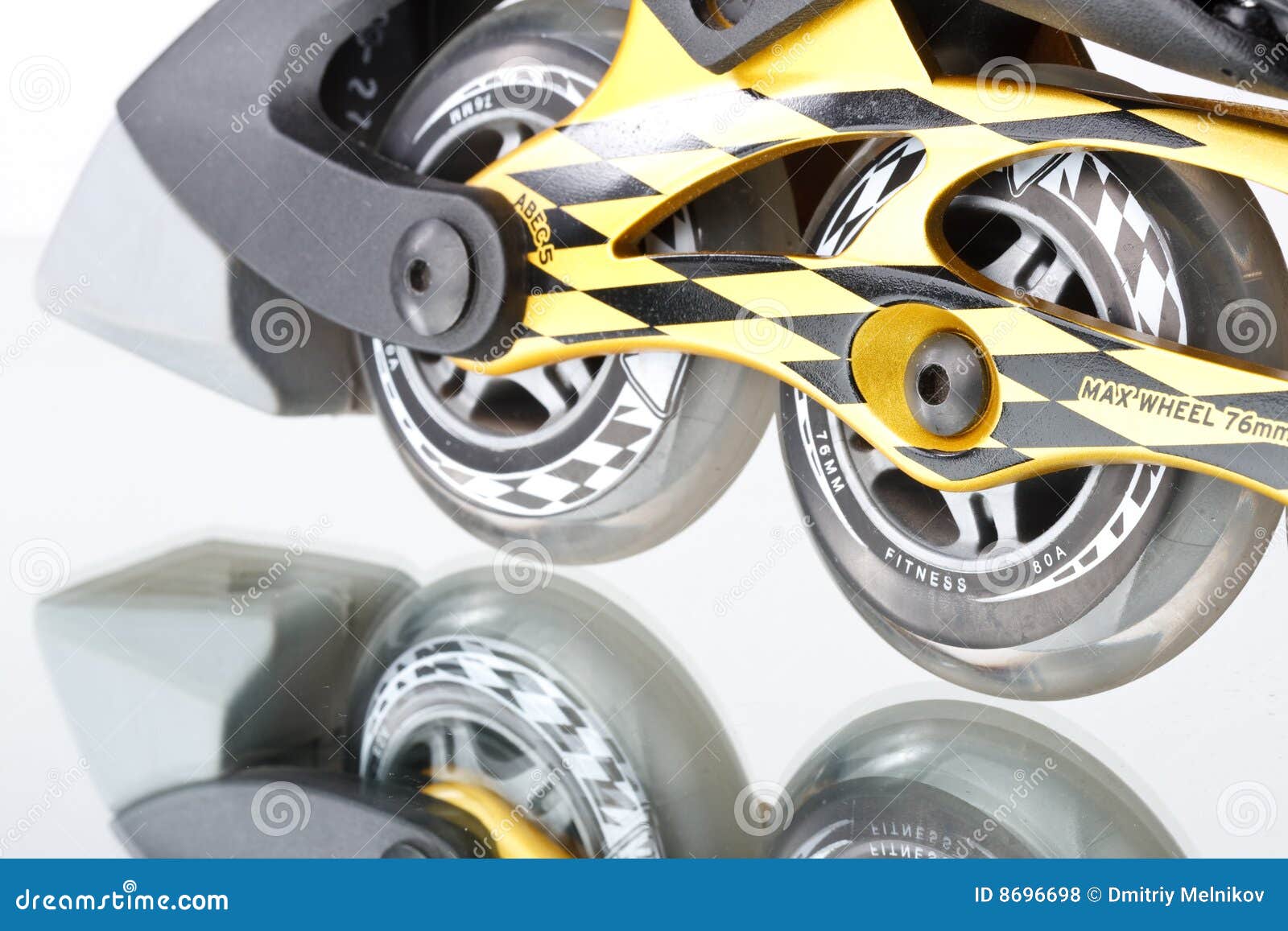 Pattino in-linea fotografia stock. Immagine di salute - 8696698