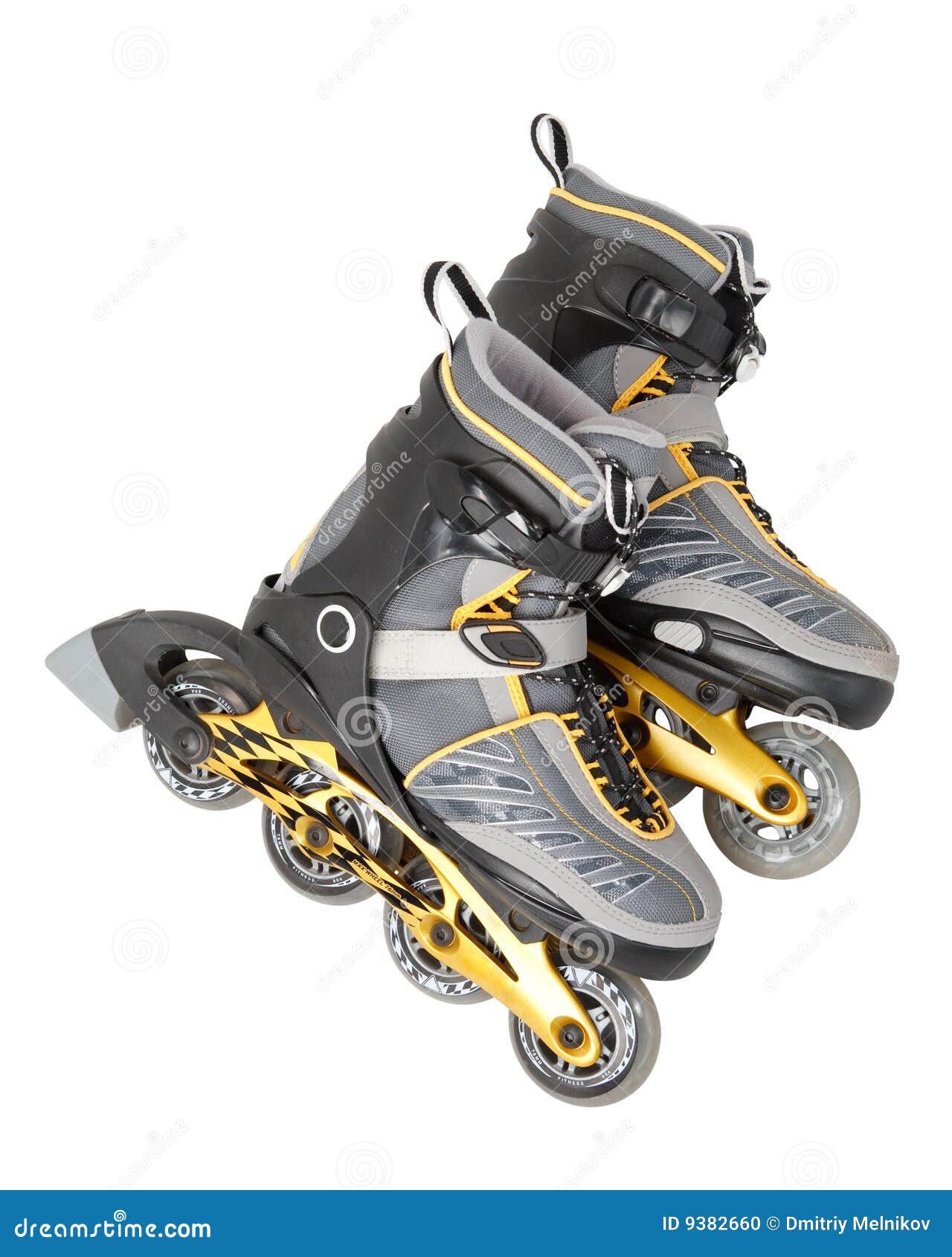 Pattino in-linea fotografia stock. Immagine di esterno - 9382660
