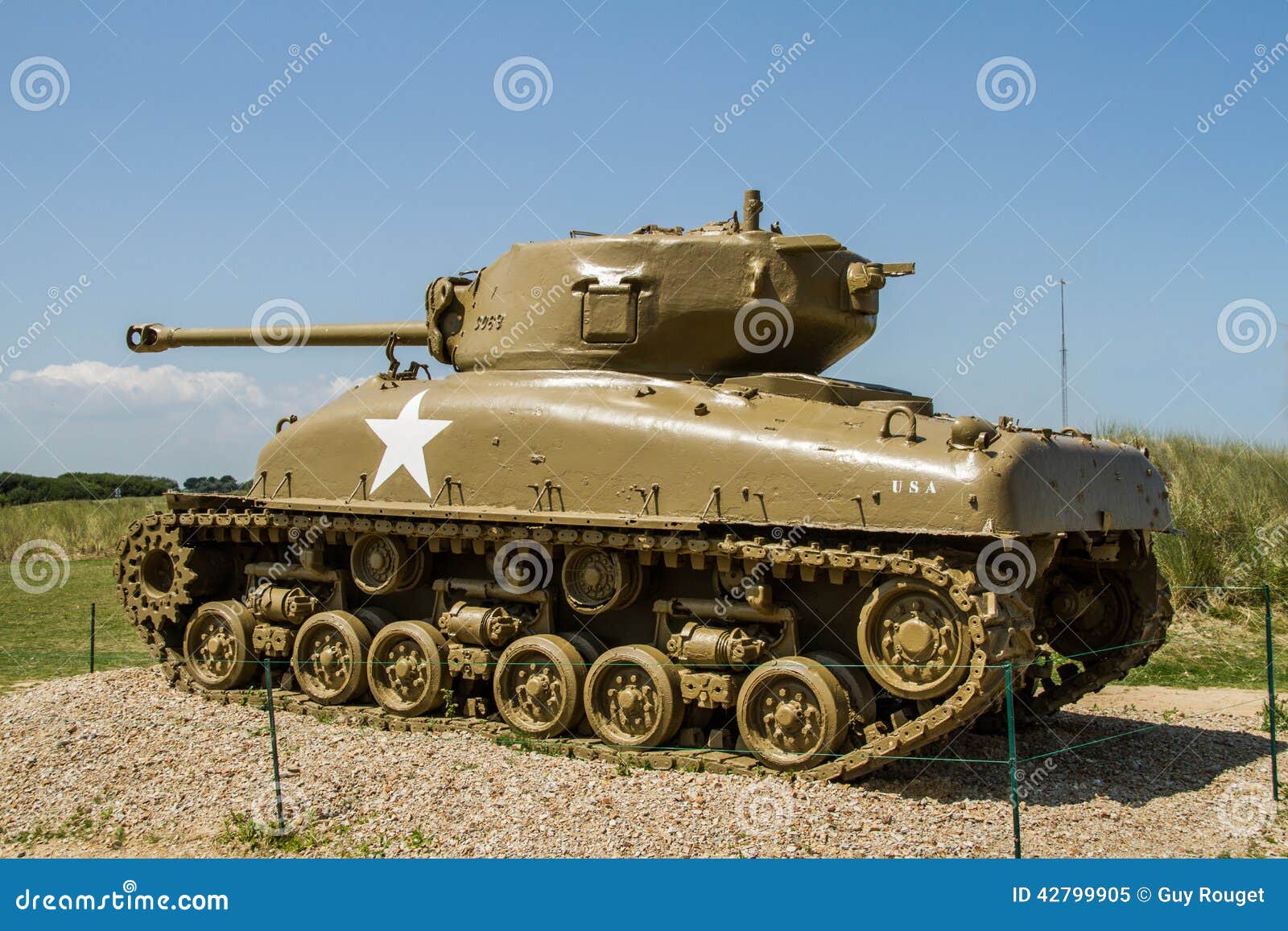 Patton tank stock image. Image of army, landing, normandy - 42799905