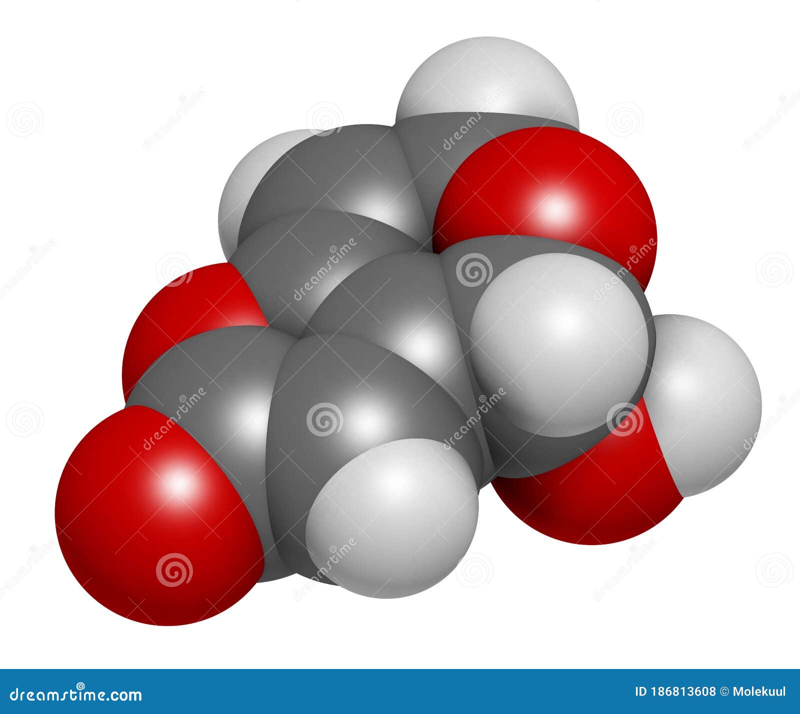 Patulin Mycotoxin Molecule. Skeletal Formula. Chemical Structure Vector ...