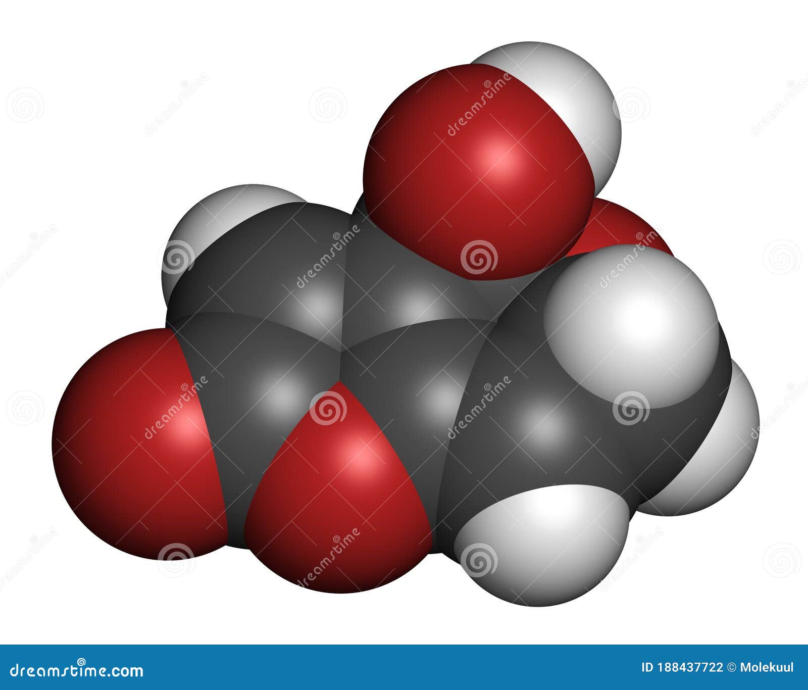 Patulin Mycotoxin Molecule. Skeletal Formula. Vector Illustration ...
