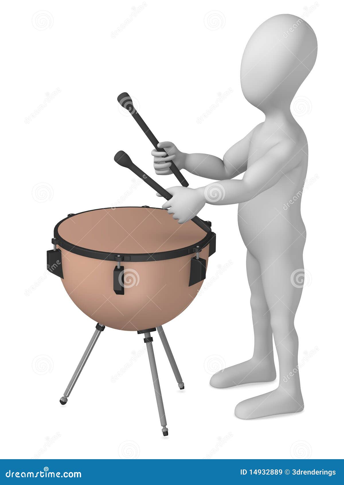 Pauken stock illustratie. Illustration of leuk, toon - 14932889