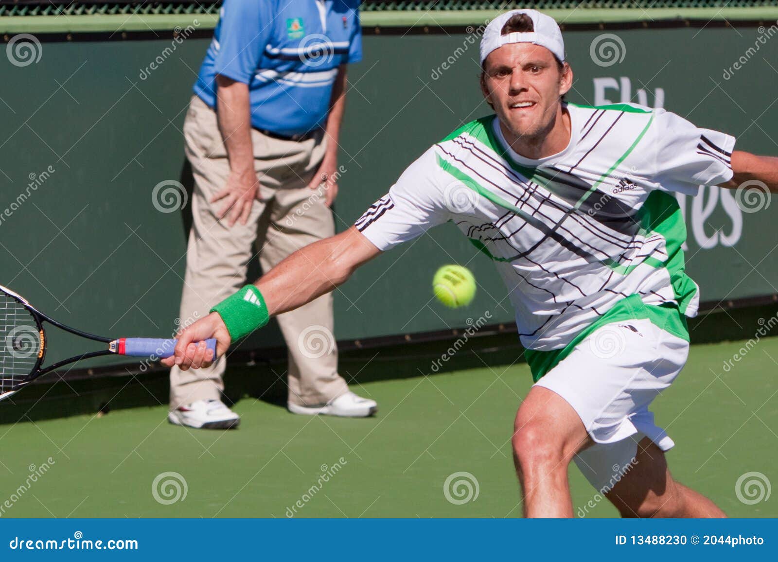 Paul-Henri Mathieu at the 2010 BNP Paribas Open Editorial Image - Image ...