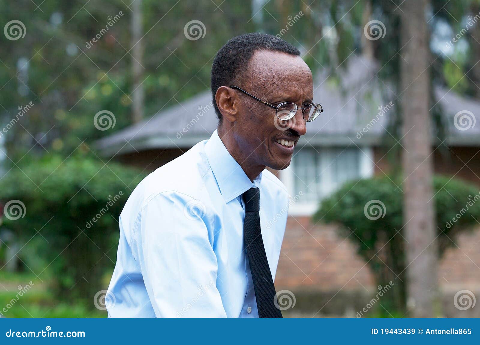 Paul Kagame, Presidente Del Republic of Rwanda Immagine Stock ...