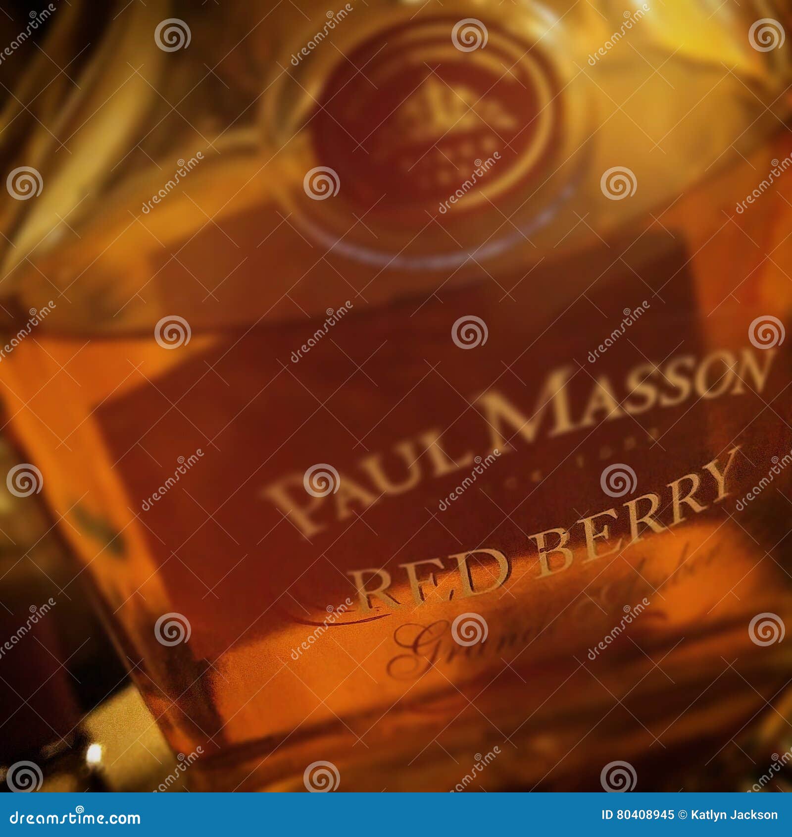 Paul Masson Red Berry Alcohol Editorial Image - Image of masson, paul ...