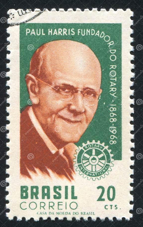 Paul Percy Harris redaktionelles foto. Bild von poststempel - 104195281