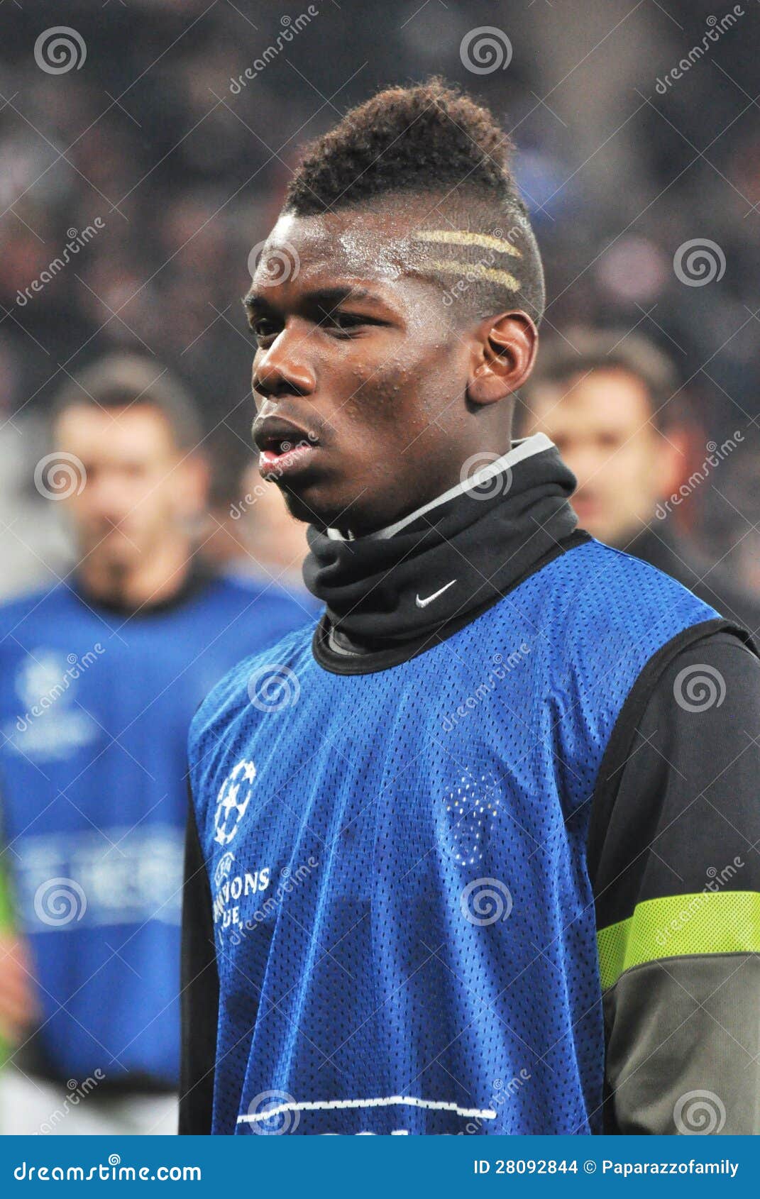 Paul Pogba portrait editorial stock image. Image of donetsk - 28092844