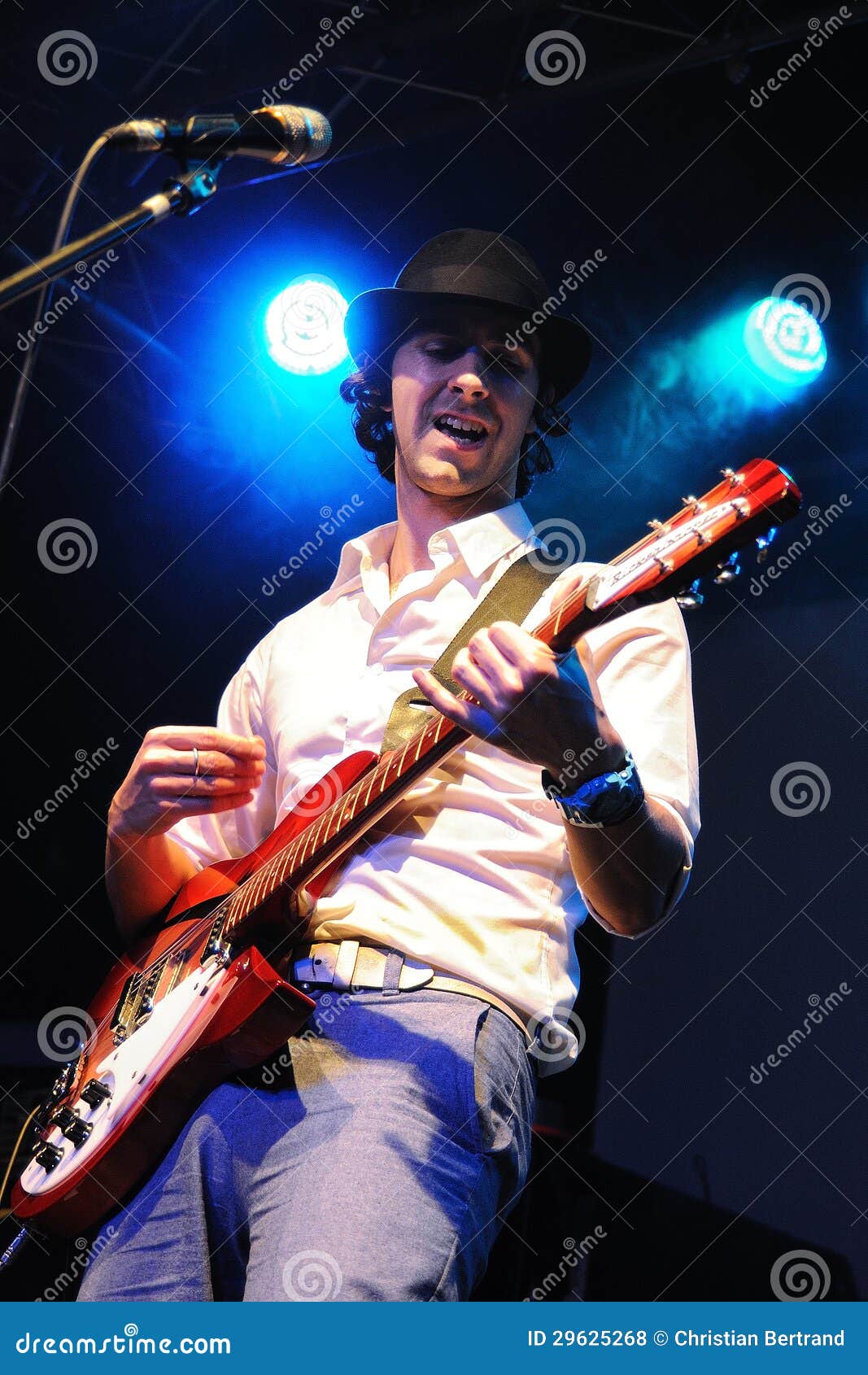 Paul Smith (Maximo Park) Performs at Faktoria D Arts Editorial Stock ...