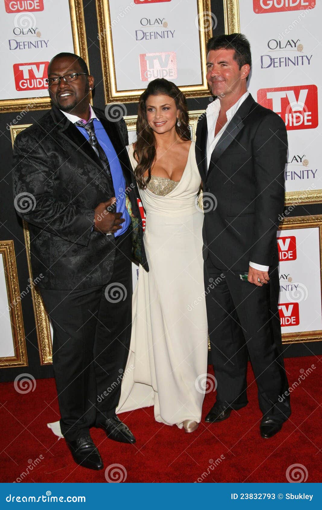Paula Abdul, Randy Jackson, Simon Cowell Foto de archivo editorial ...