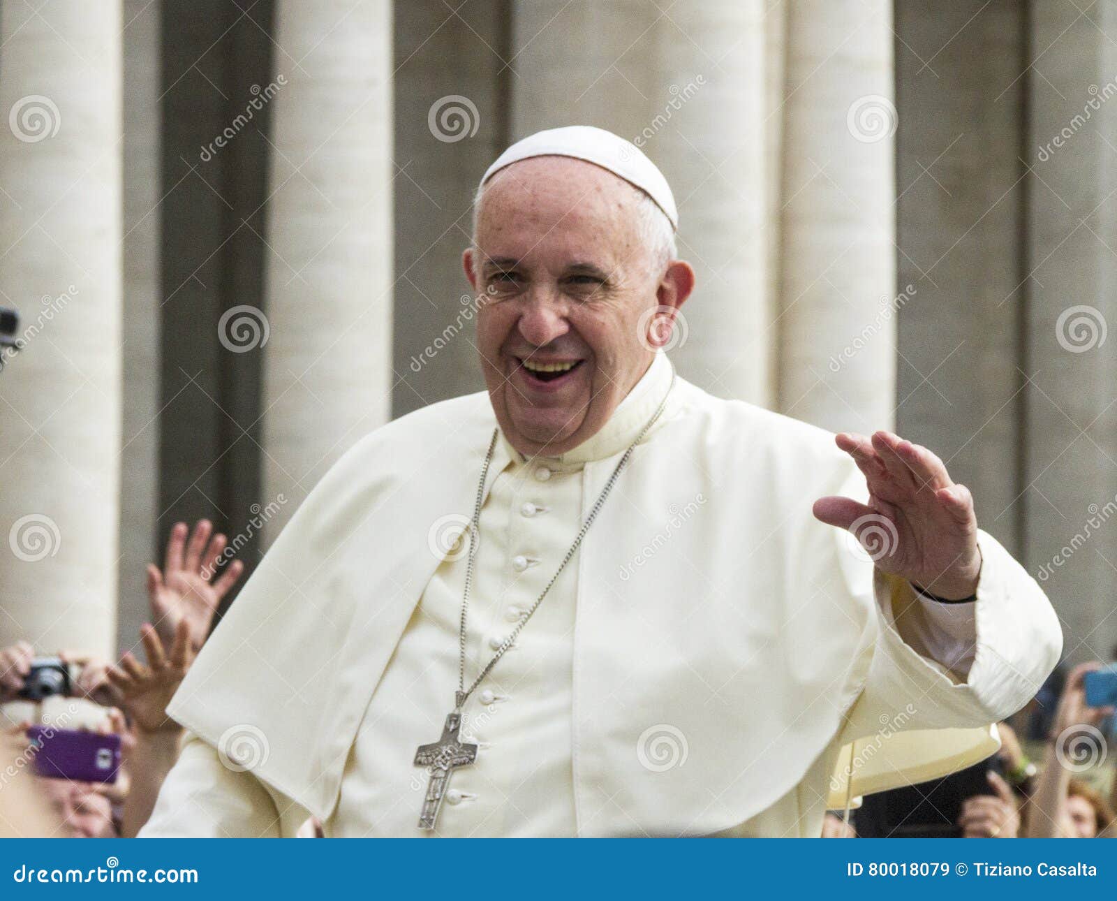 Paus Francis redactionele stock afbeelding. Image of paus - 80018079