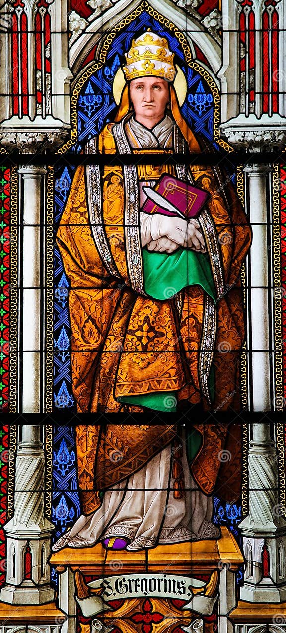 Paus Gregorius Groot stock afbeelding. Image of heilig - 17549917