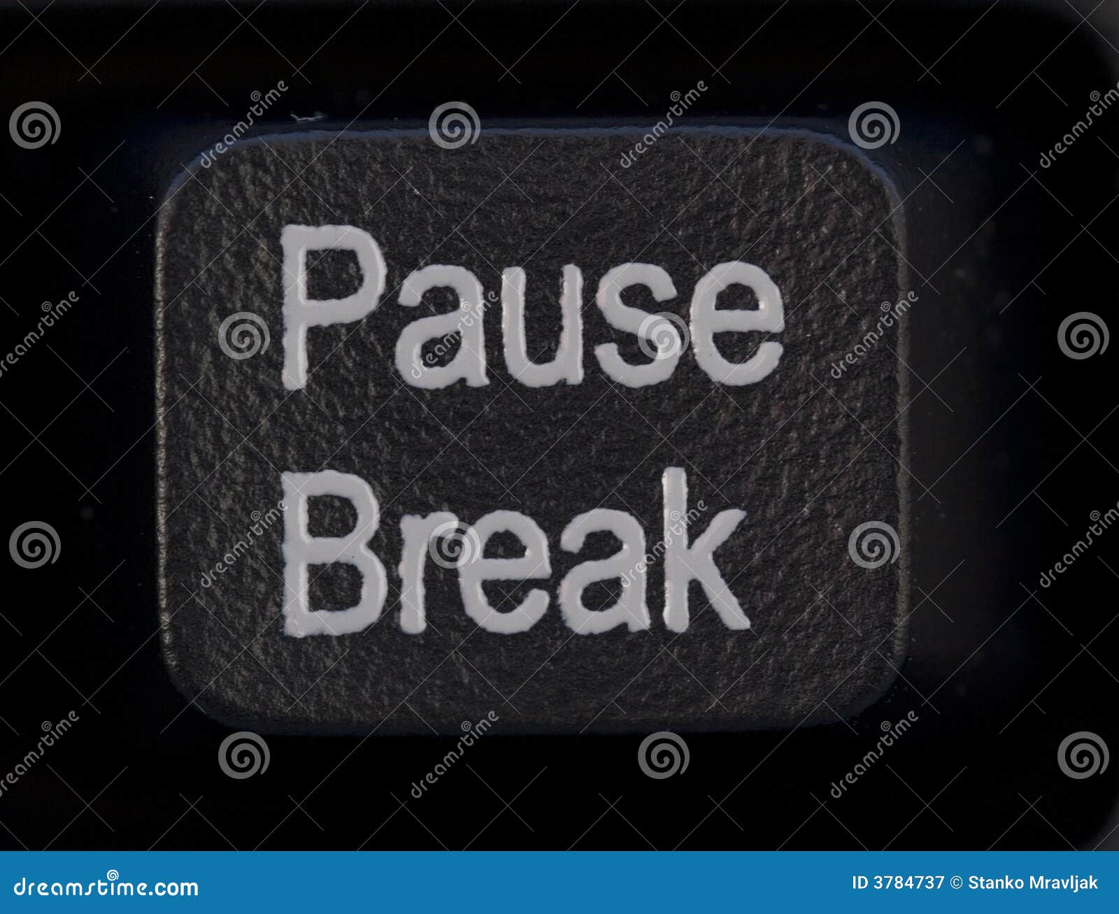Pause Break Button stock image. Image of buttons, equipment - 3784737
