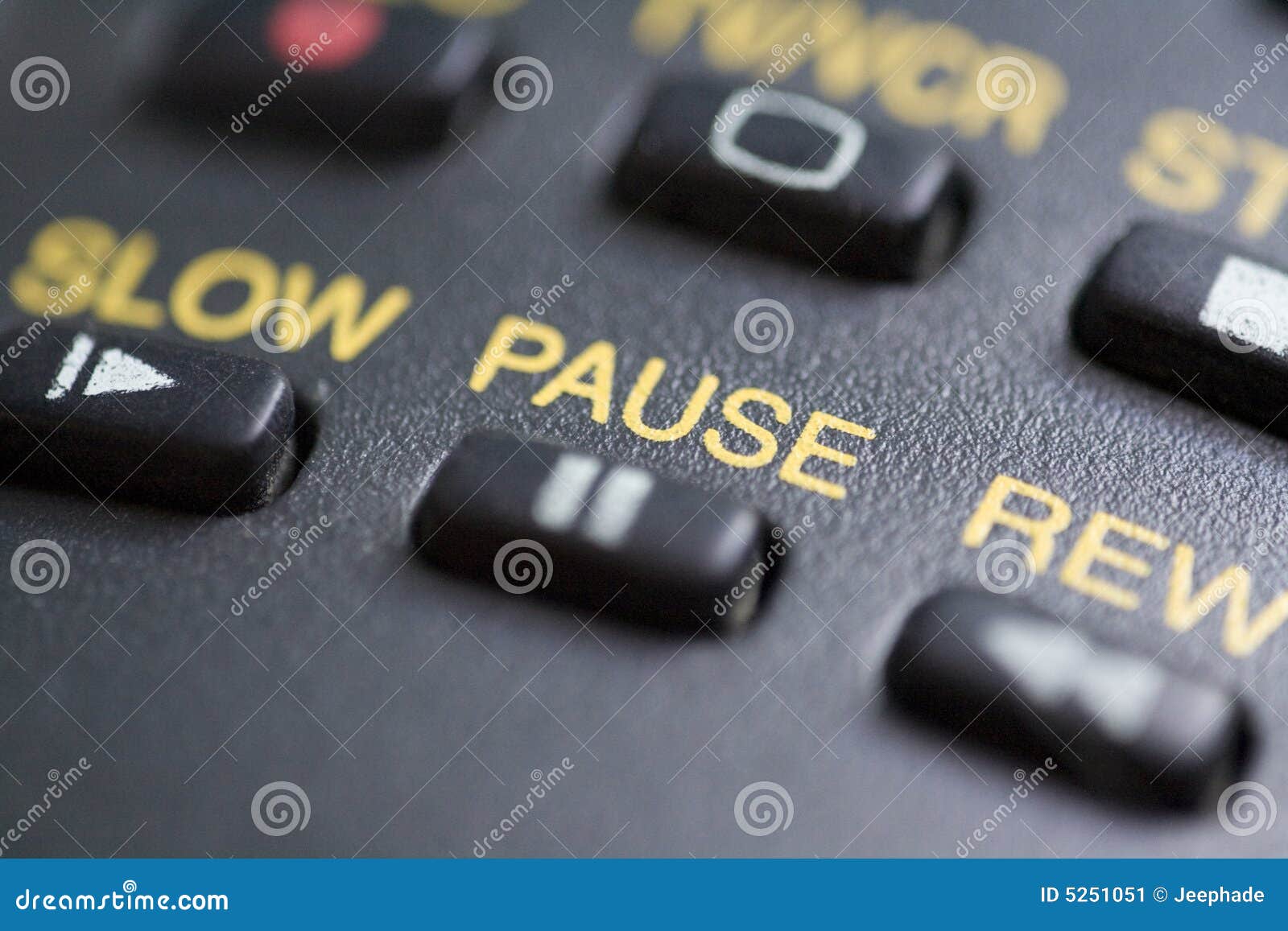 Pause button stock image. Image of focus, pause, selective - 5251051