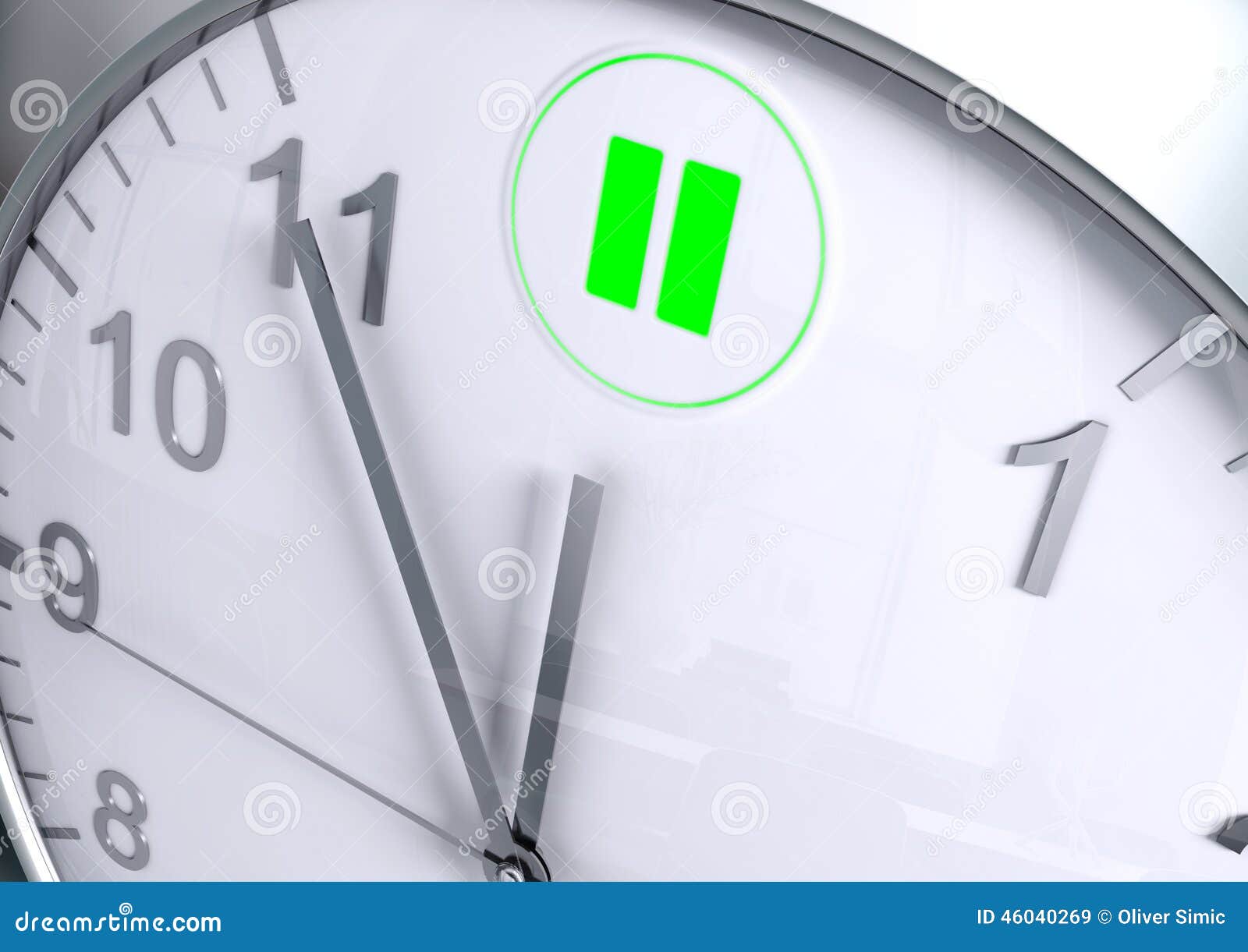 Pause button countdown stock illustration. Illustration of button ...