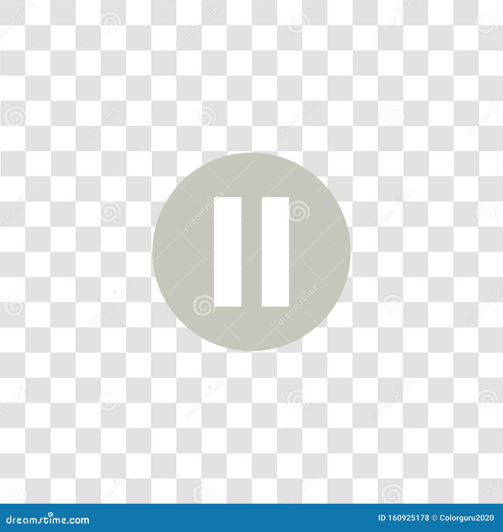 Pause Icon Sign and Symbol. Pause Color Icon for Website Design and ...