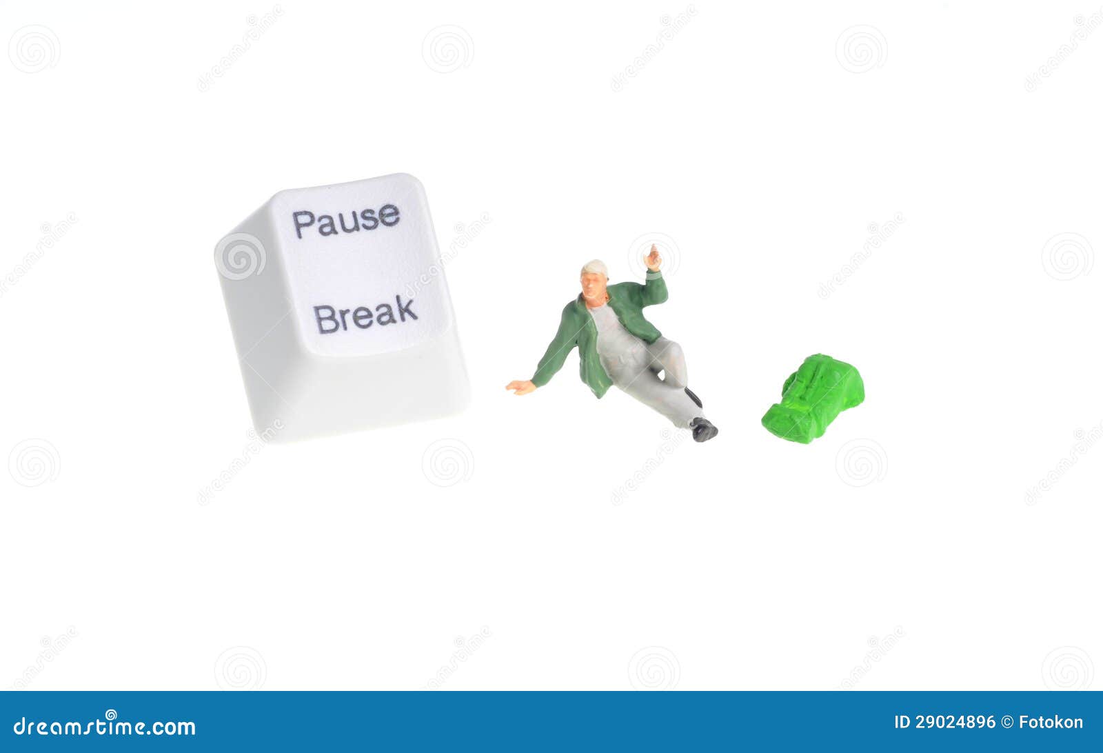 Pause key stock photo. Image of computer, break, model - 29024896