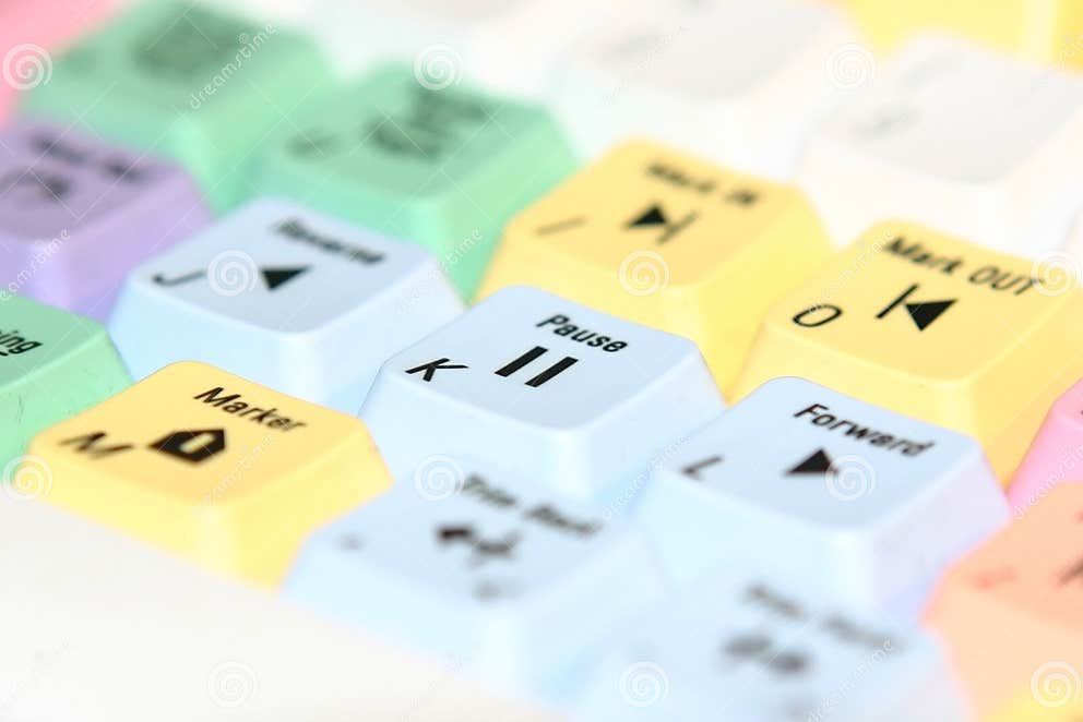 Pause keyboard stock image. Image of break, education, informatics - 890479